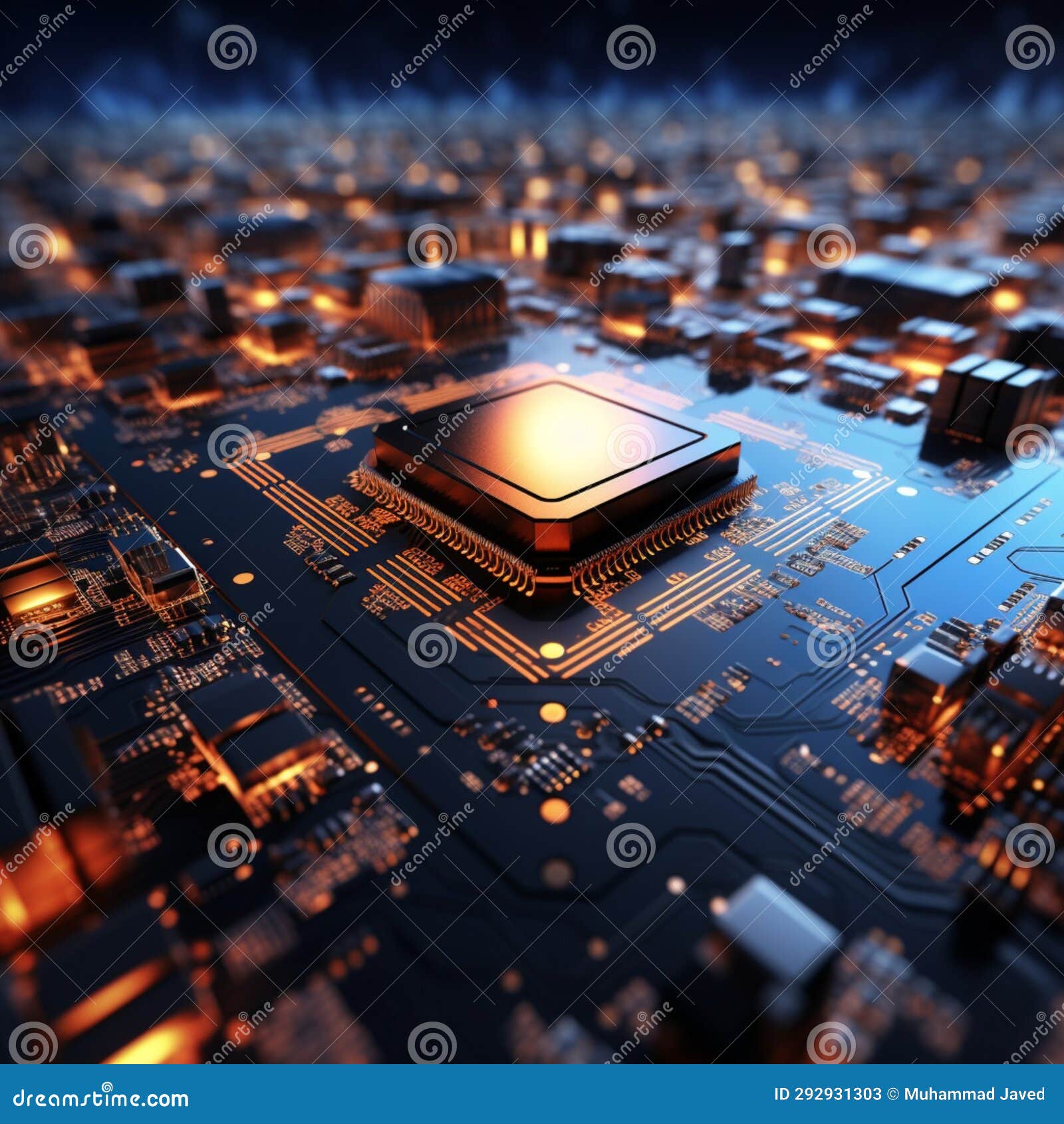 Processor Integrated into Circuit Board, Facilitating Complex ...