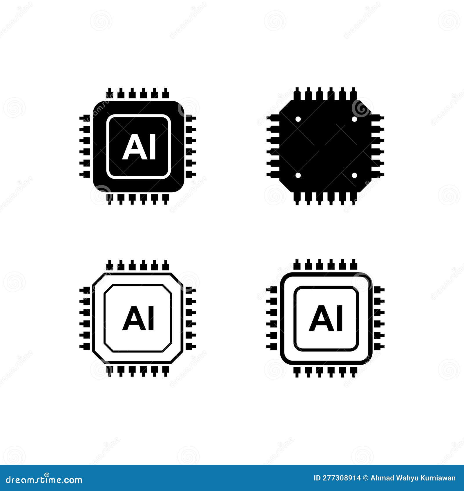 Processor logo icon stock vector. Illustration of pictogram - 277308914