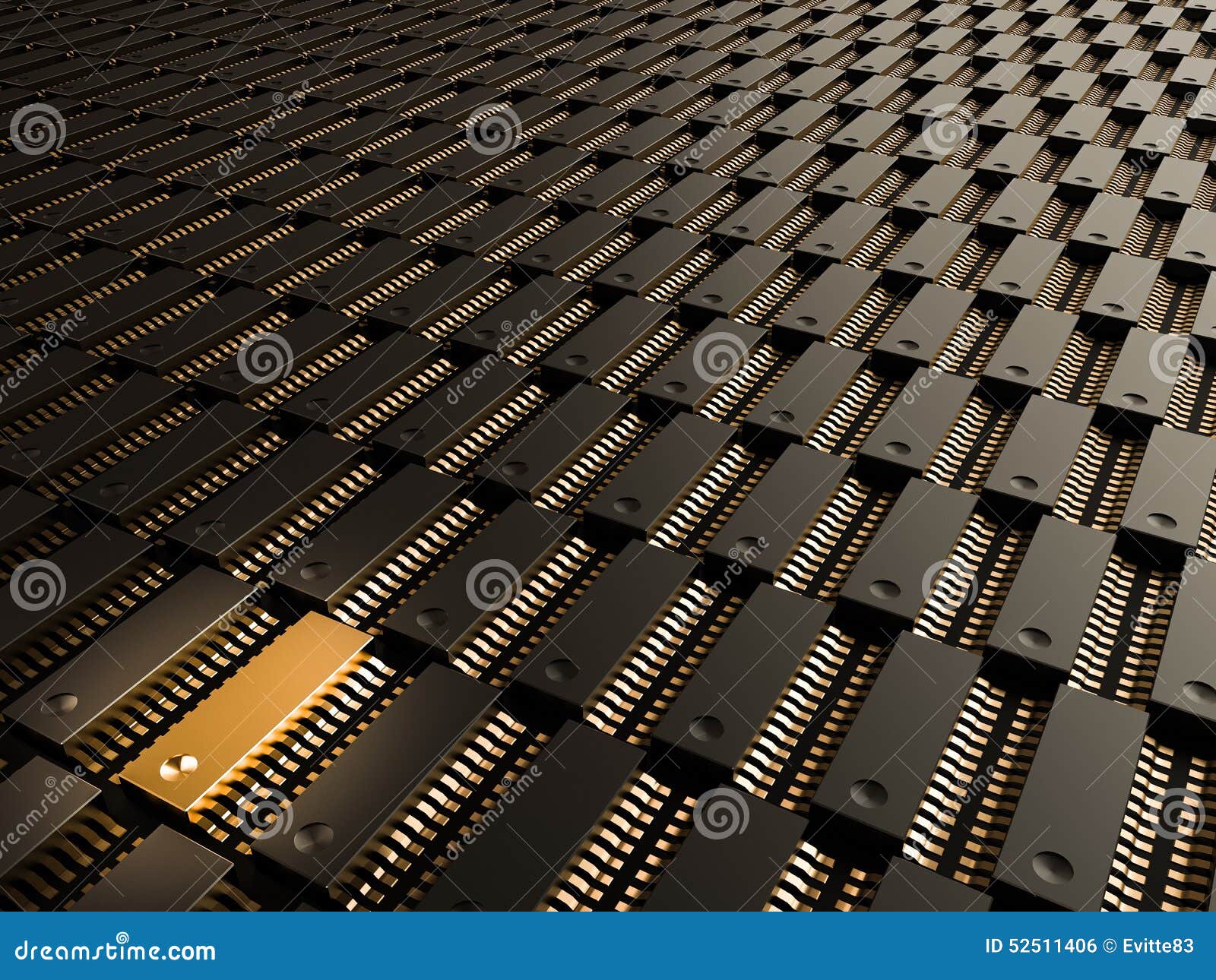 A Processor (microchip) Interconnected Receiving and Sending ...