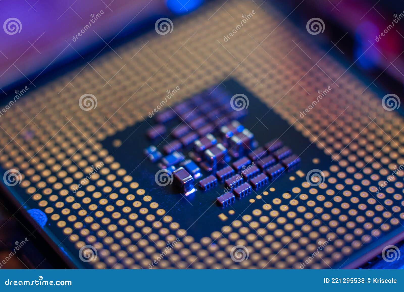 Processor and Motherboard, Computer Brain Elements, High Technology ...