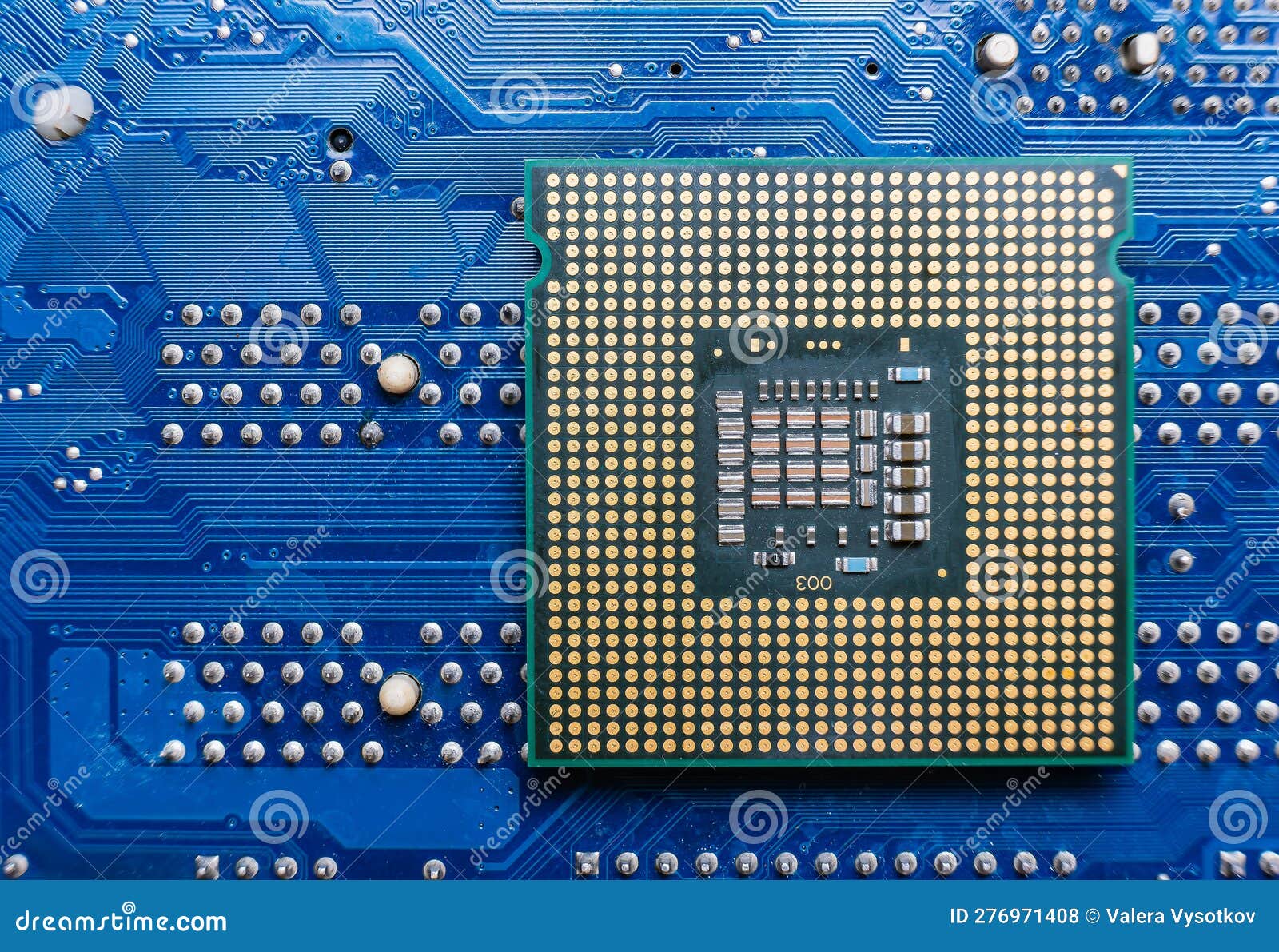The Processor is Located on the Motherboard Stock Illustration ...