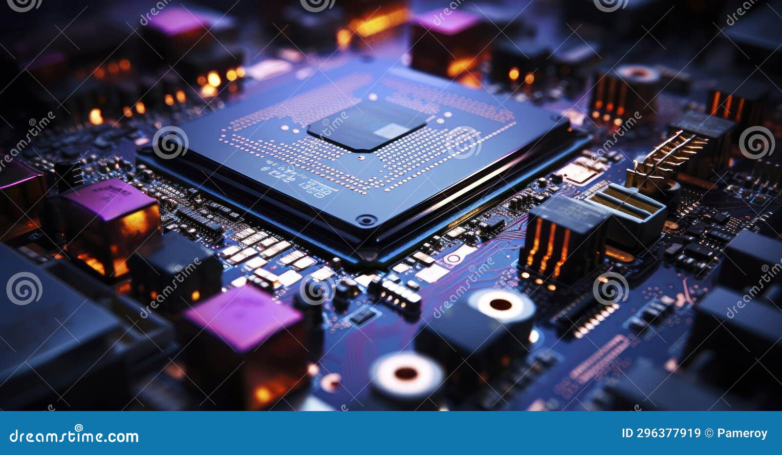 Processor Patterns. the Art of Computer Motherboards and Microchips ...