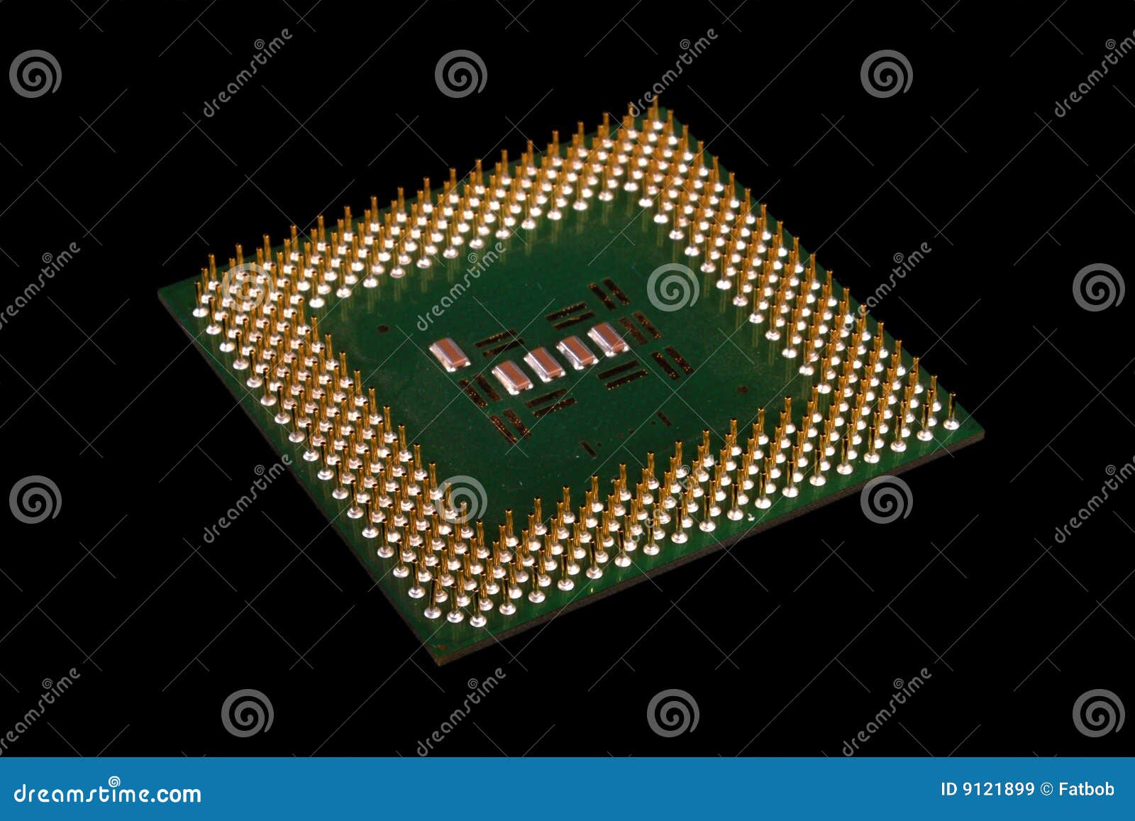 Processor Pins stock image. Image of computer, electronics - 9121899