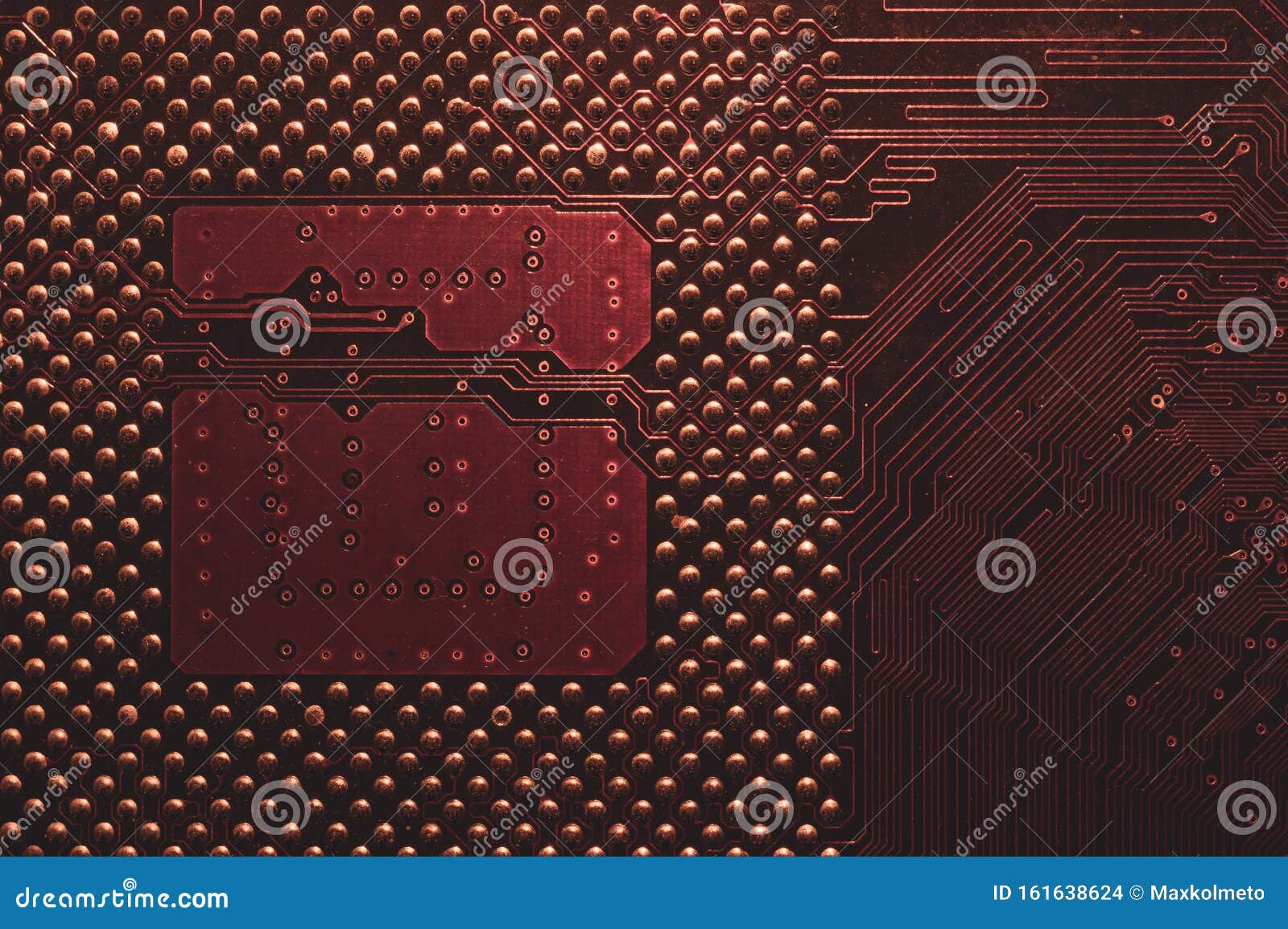 Processor Pins Macro. Computer Motherboard Close Up. Cpu Pins on a ...