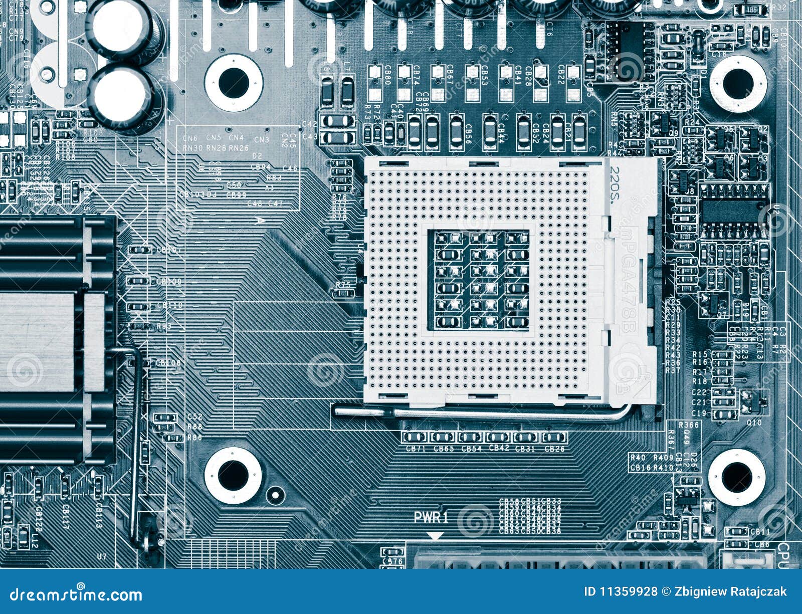Processor socket stock photo. Image of computer, tech - 11359928