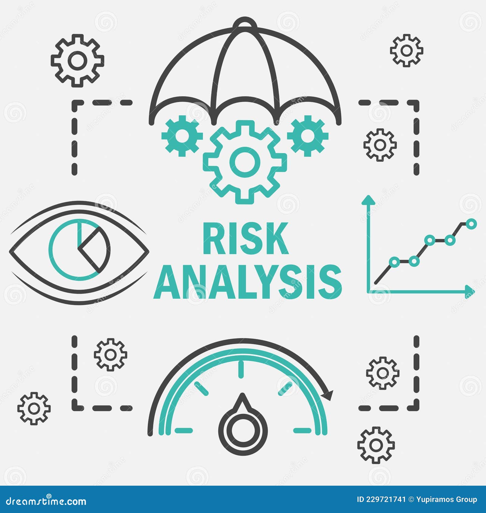 Processus De Gestion Des Risques Illustration de Vecteur - Illustration ...