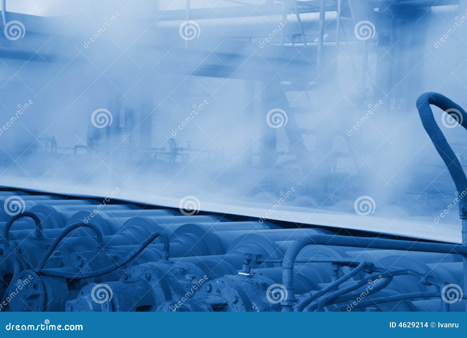 Processus industriel photo stock. Image du fonderie, centrale - 4629214