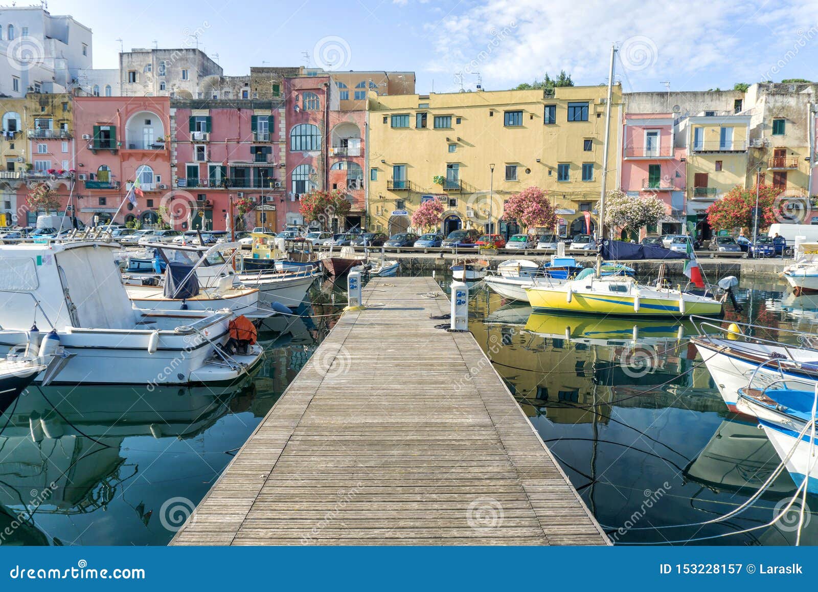 Procida island in Italy editorial photography. Image of buildings ...