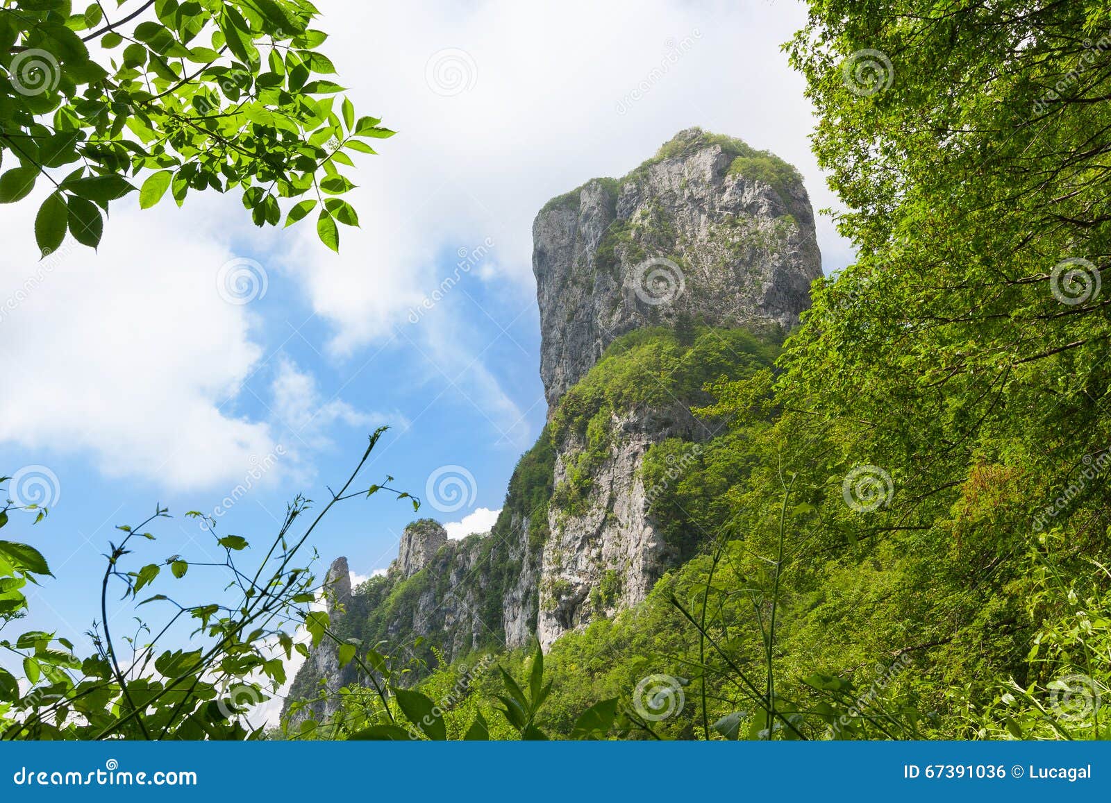 Procinto Limestone Tower Mountain in Apuan Alps Stock Photo - Image of ...