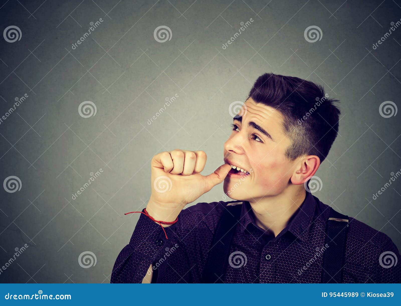 Procrastinating Young Man Wasting Time Stock Image - Image of lazy ...