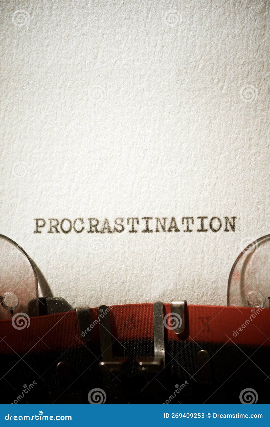 Procrastination Concept View Stock Image - Image of procrastination ...