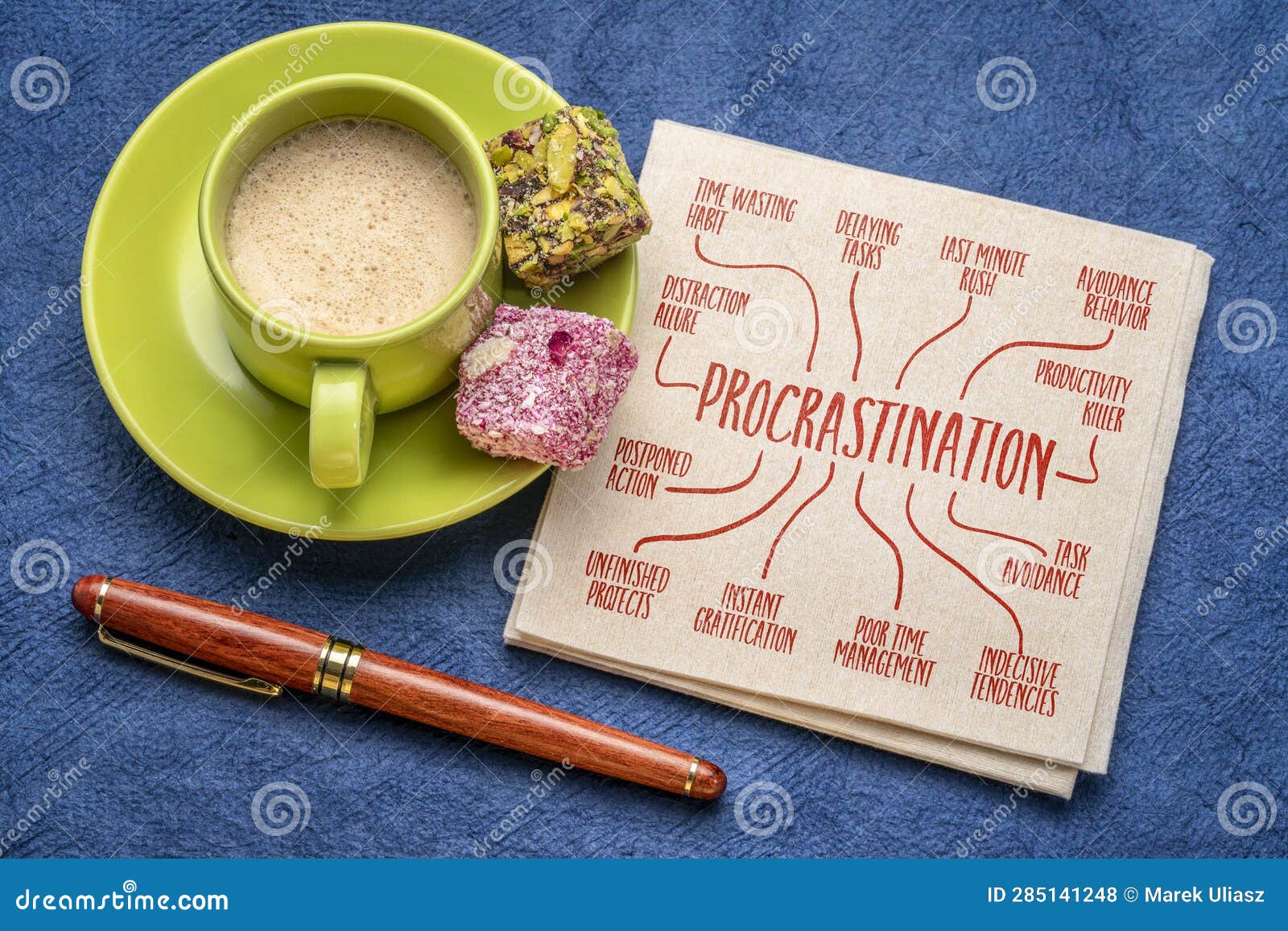 Procrastination Infographics or Mind Map Sketch, Productivity and Time ... Procrastination Infographics or Mind Map Sketch, Productivity and Time ...