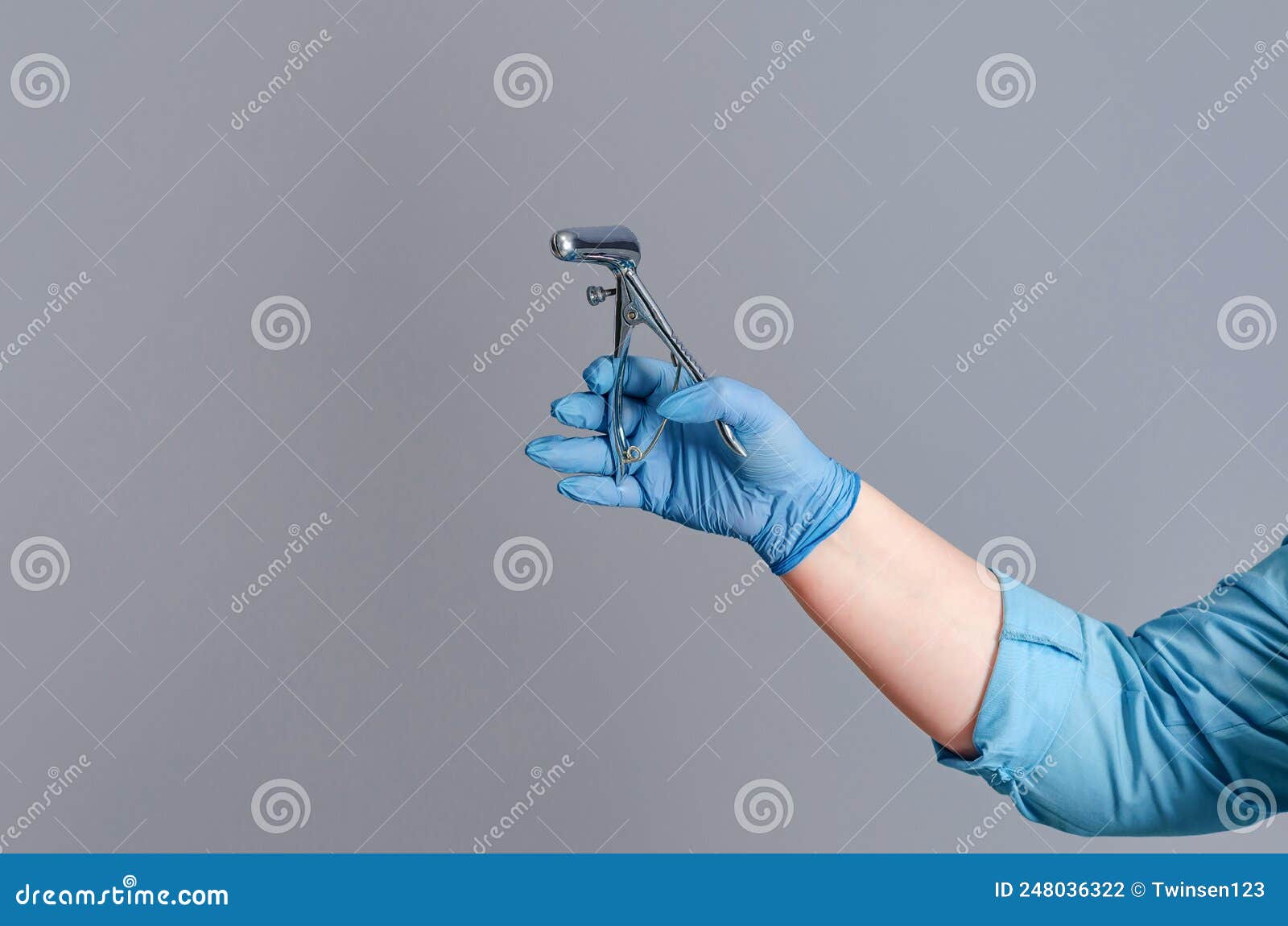 Proctological Tools for Examination of the Patient in the Hands of a ...