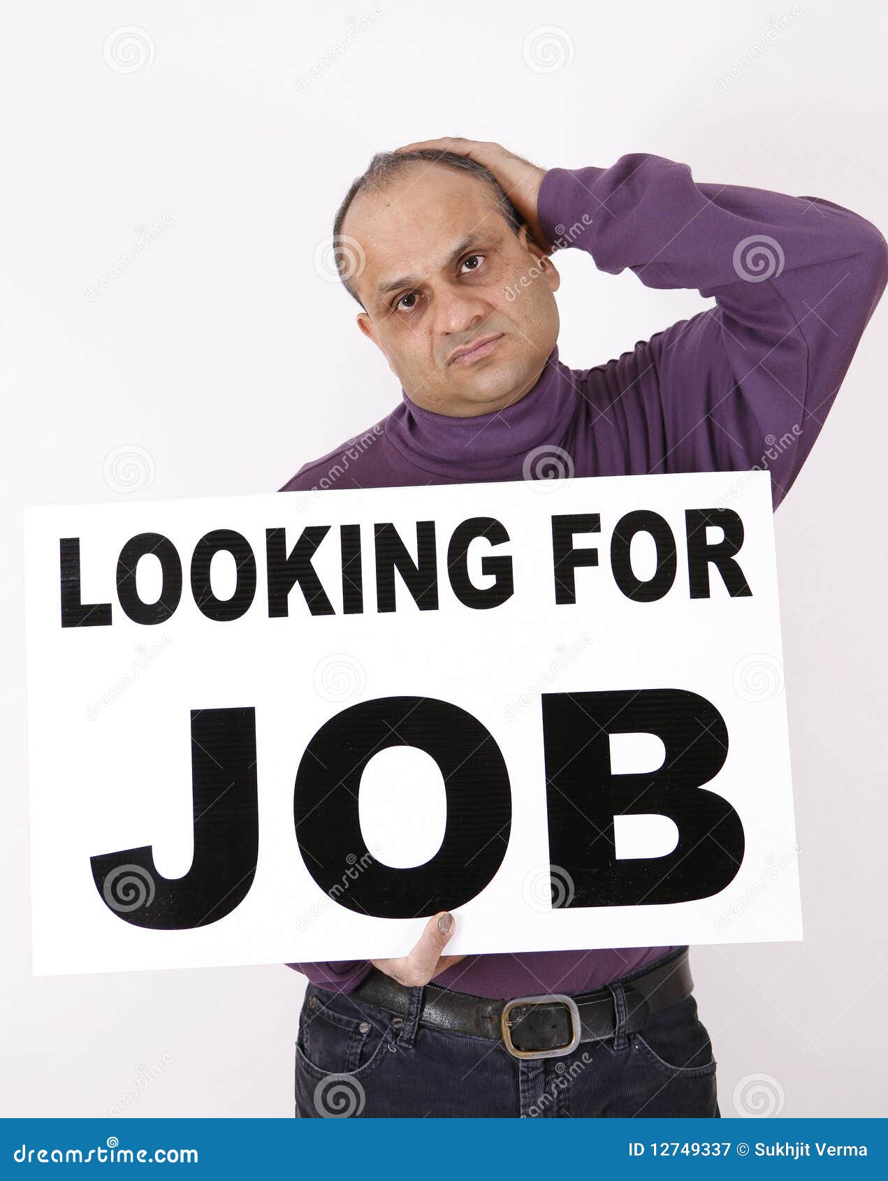 Procurando o trabalho imagem de stock. Imagem de estar - 12749337