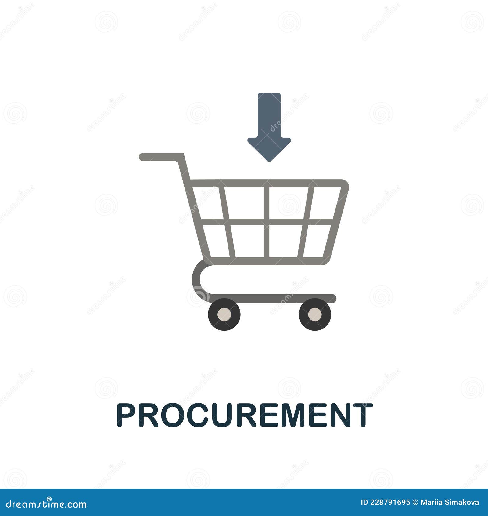 Procurement Flat Icon. Simple Sign from Procurement Process Collection ...