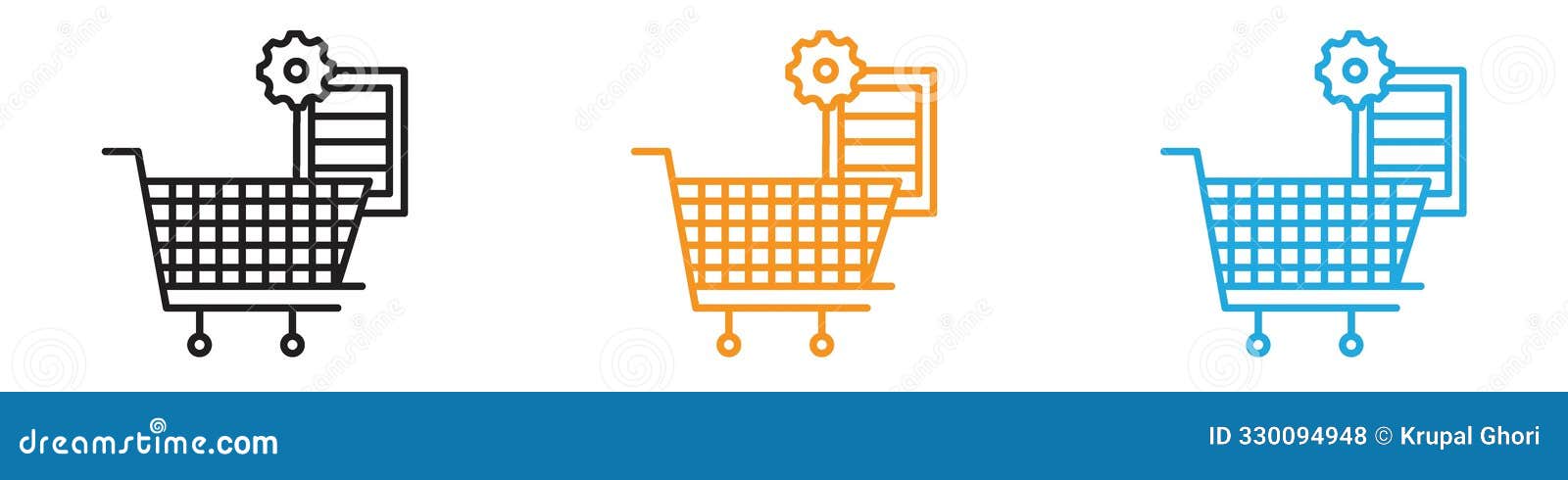 Procurement Icon Vector Logo Set Collection for Web App Ui Stock ...