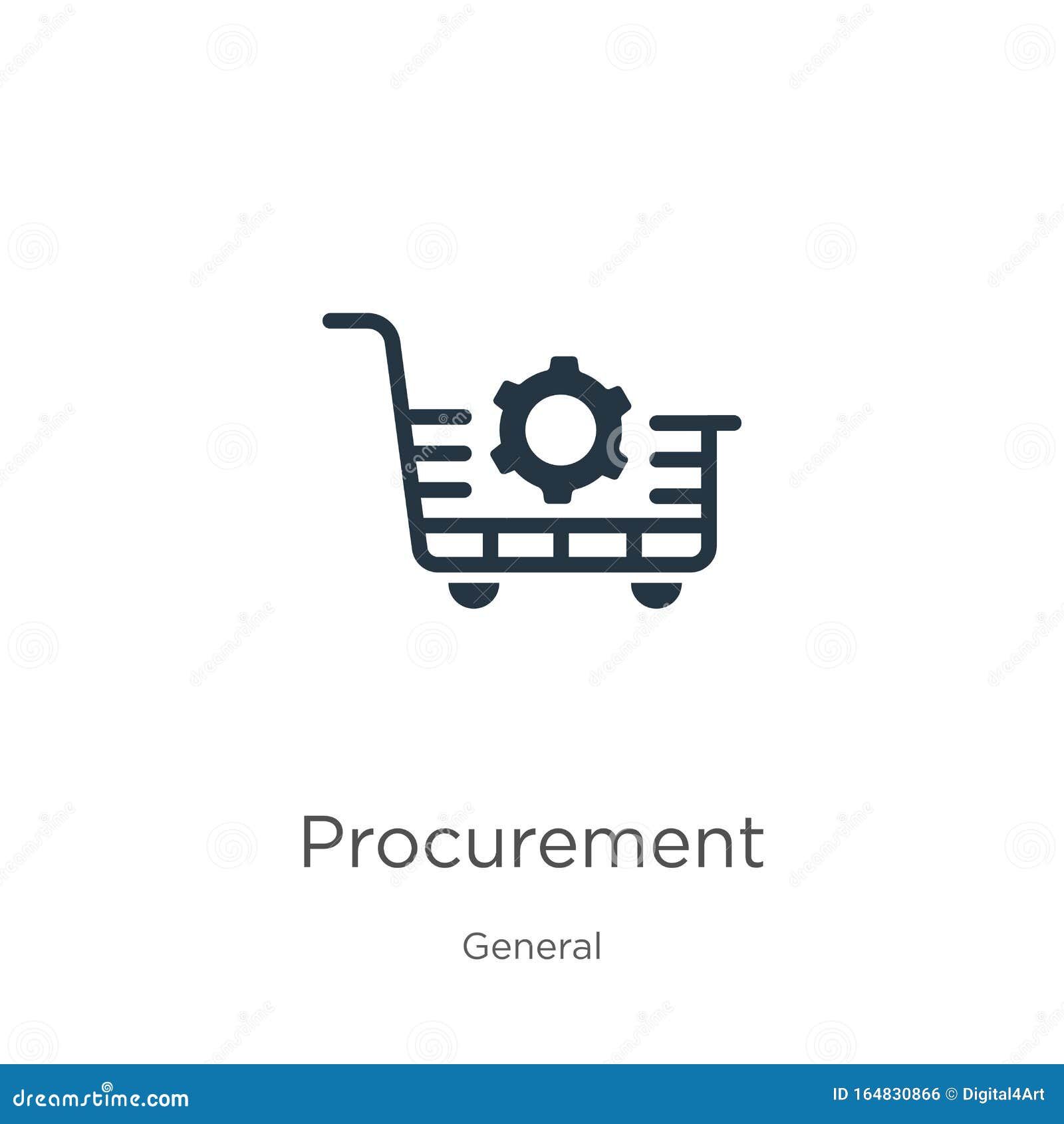 Procurement Logo As Part Of Supply Management System Stock Photo ...