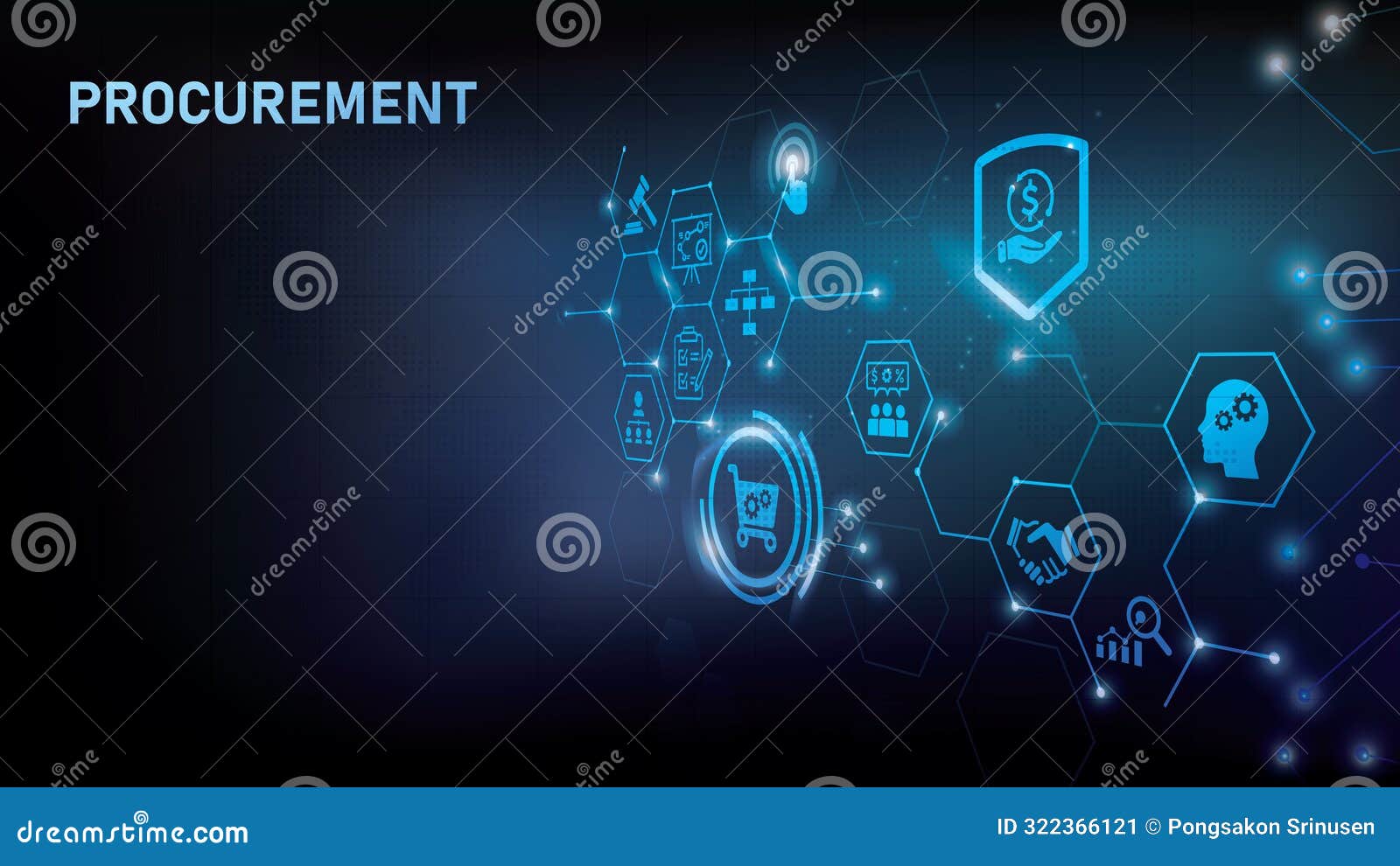 Procurement Management Concept On Clipboard. 3d Royalty-Free Stock ...