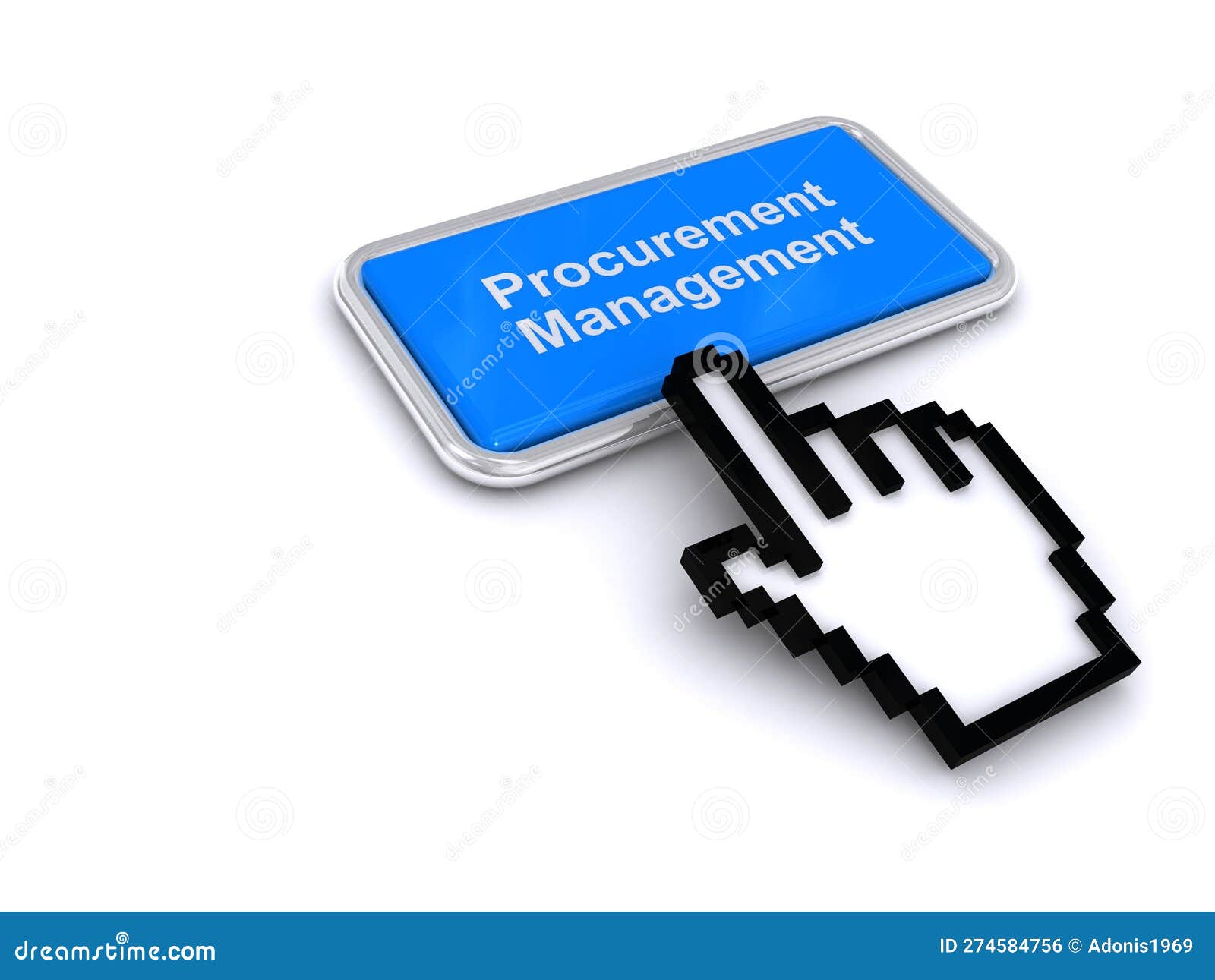 Procurement Management Infographic In 3D Style Cartoon Vector ...