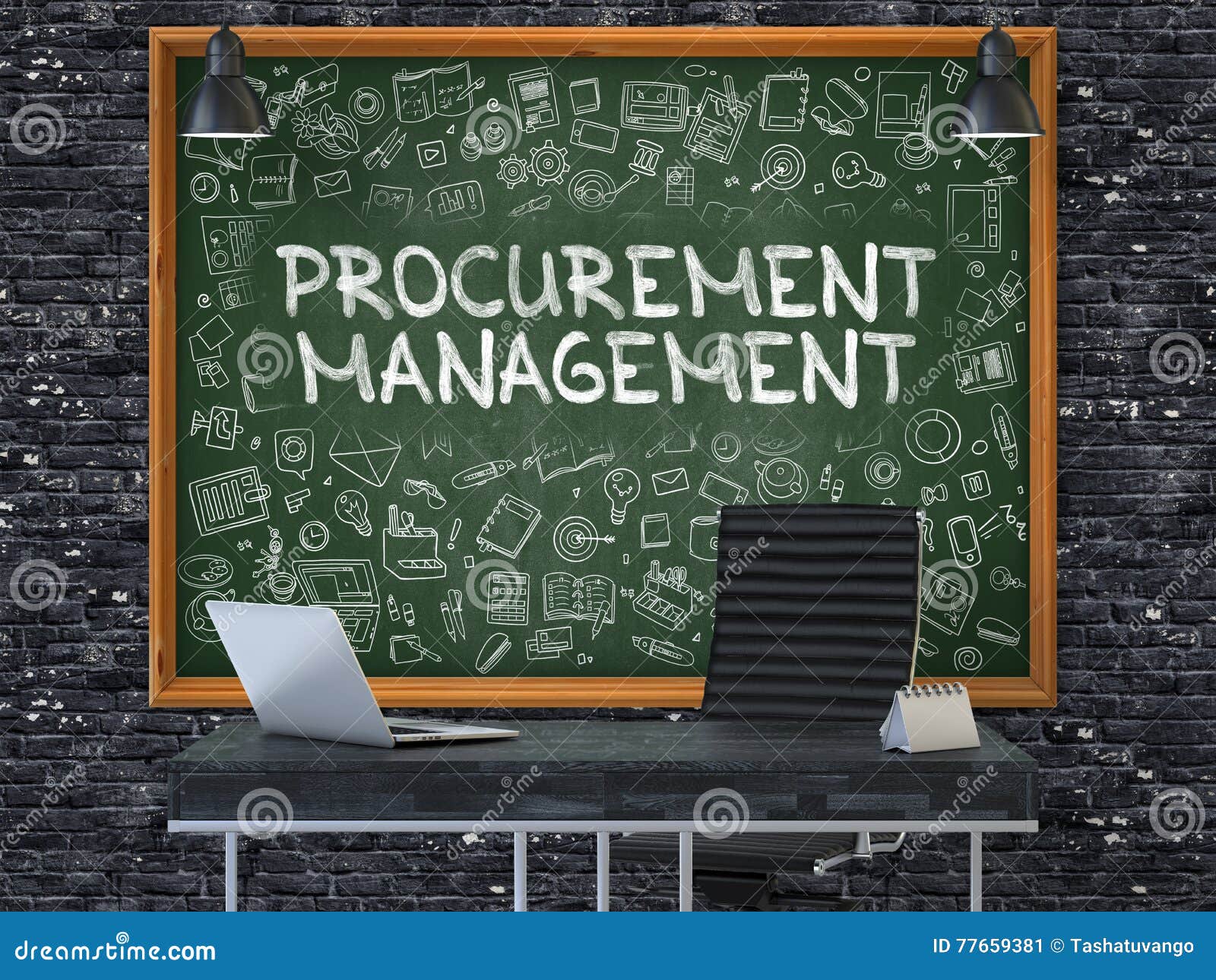 Procurement Management Infographic In 3D Style Cartoon Vector ...