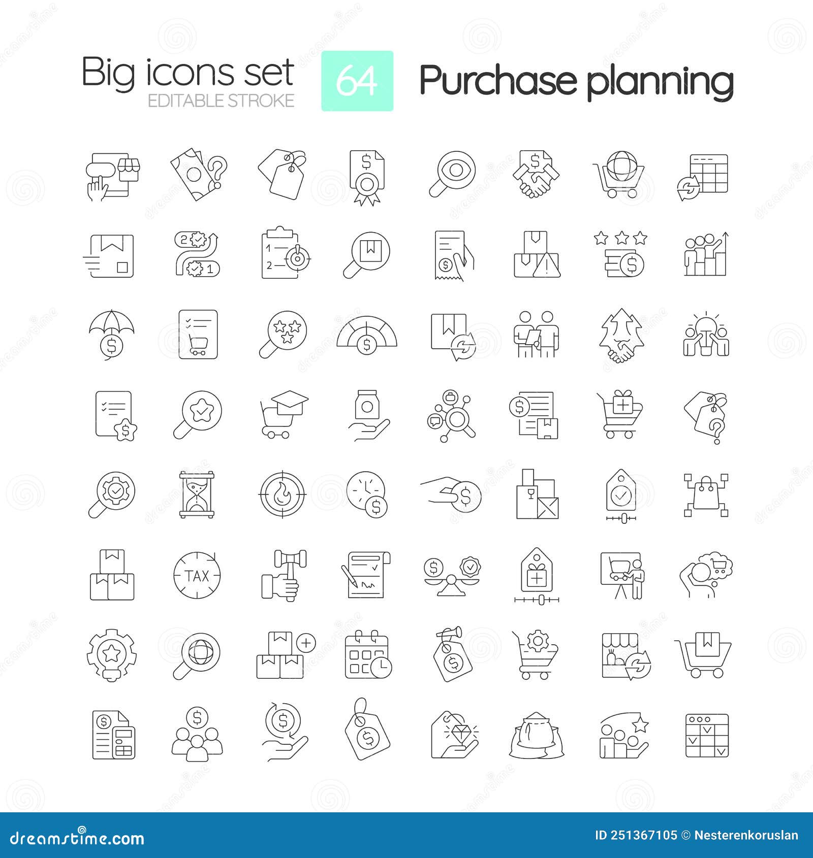 Linear Procurement Icon From General Outline Collection. Thin Line ... Linear Procurement Icon From General Outline Collection. Thin Line ...