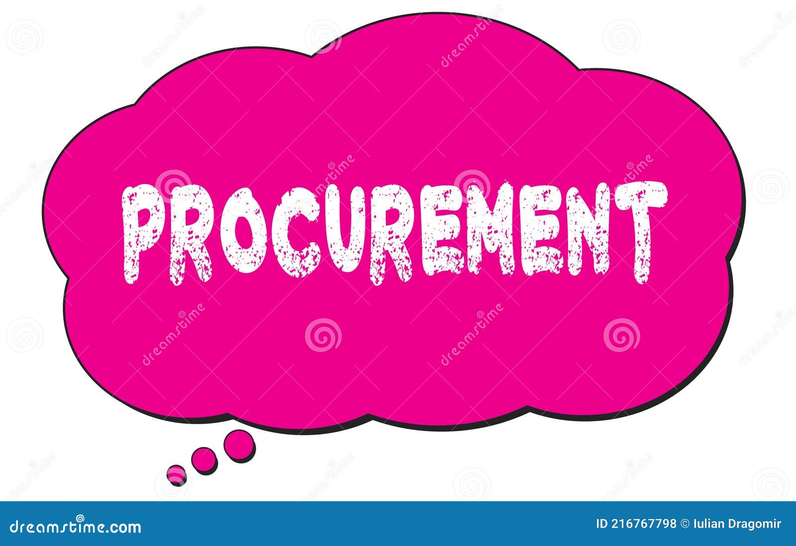 E-PROCUREMENT Text On Black Pink Sticker Stamp Stock Photography ...