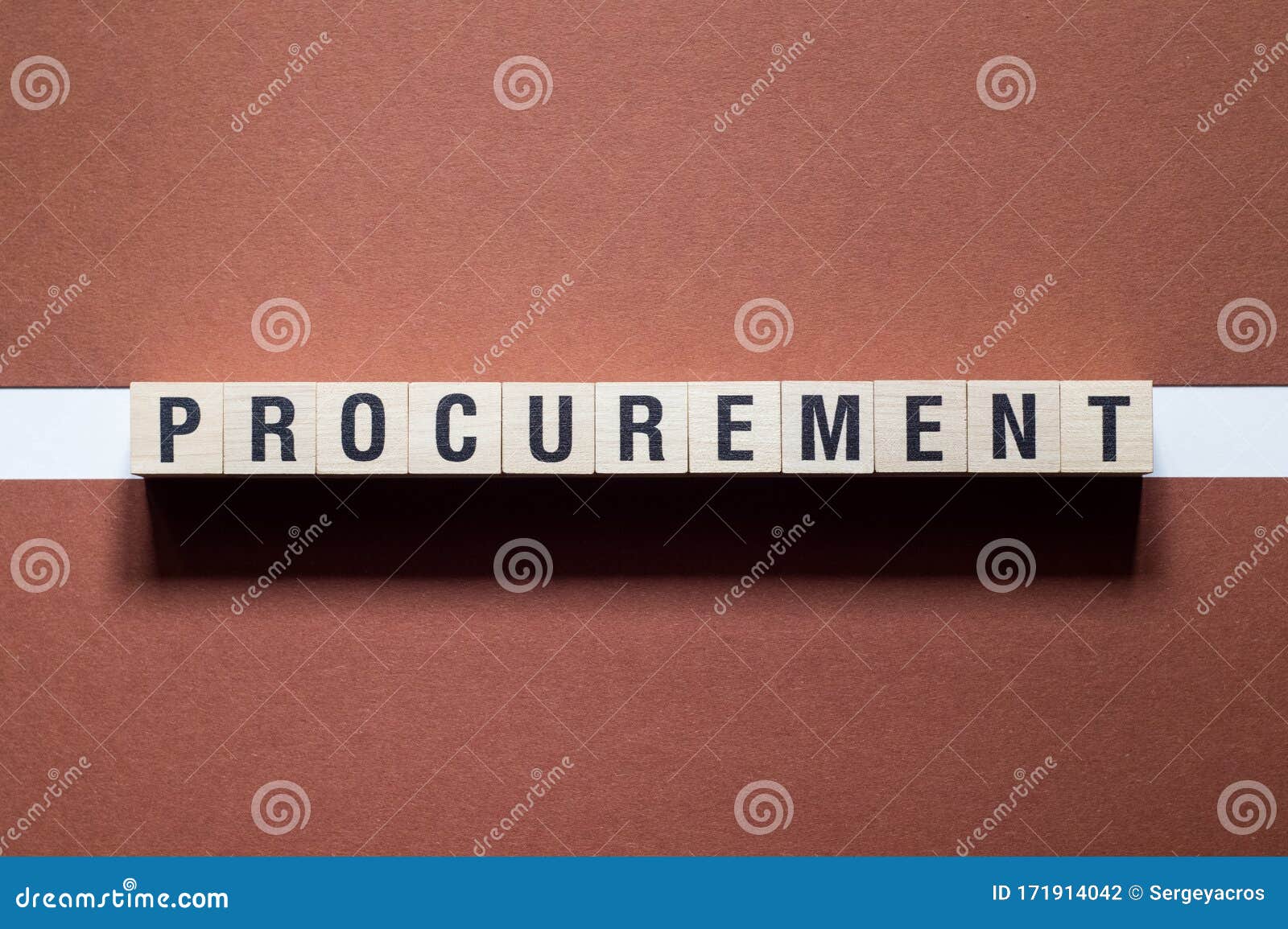 Procurement Word Concept on Cubes Stock Photo - Image of isolated ...