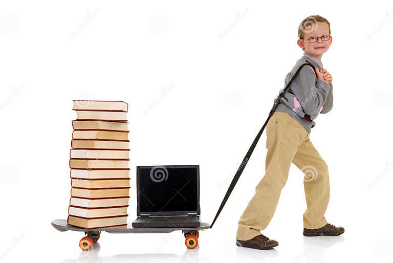 Prodigy Internet Library Surfing Stock Photo - Image of successful ...
