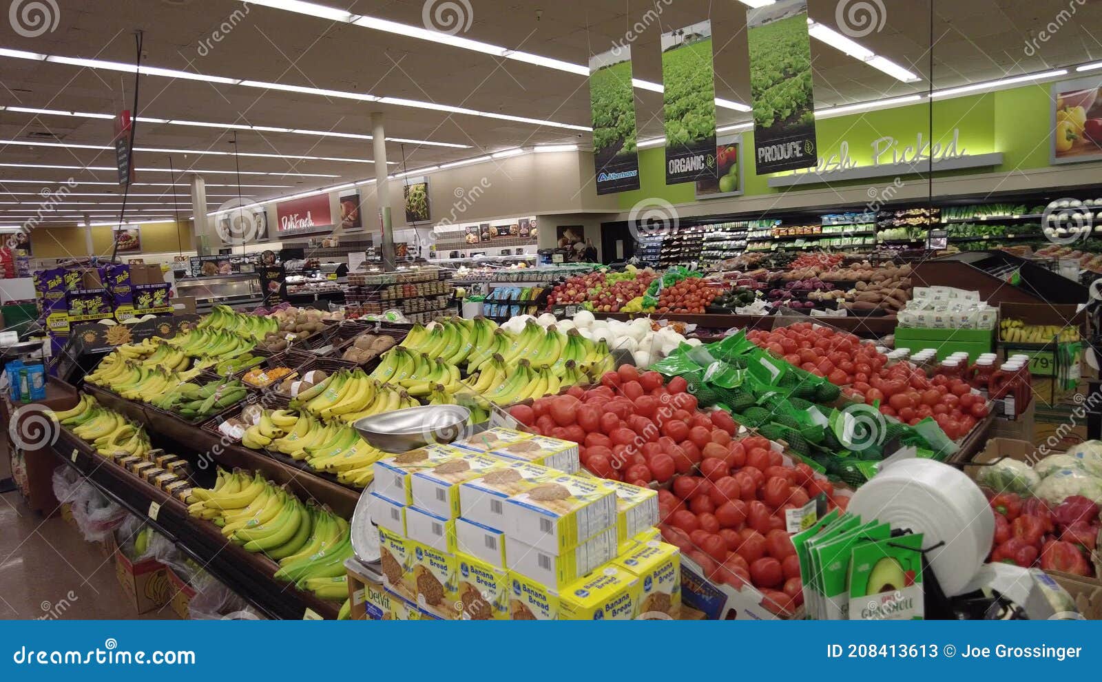 Produce Section of a Grocery Store Stock Video - Video of sell ...