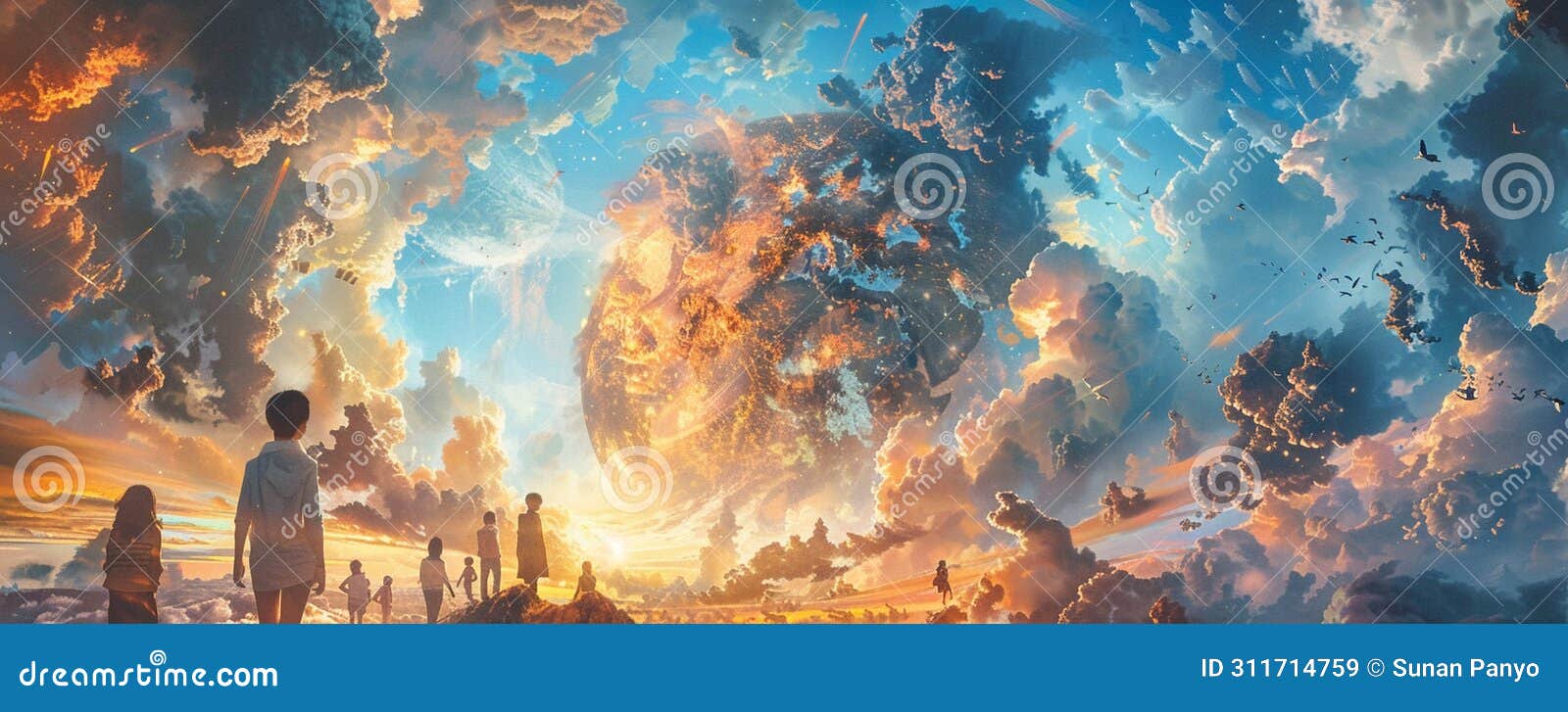 Produce a Thought-provoking Image Depicting a Global Community Where ...