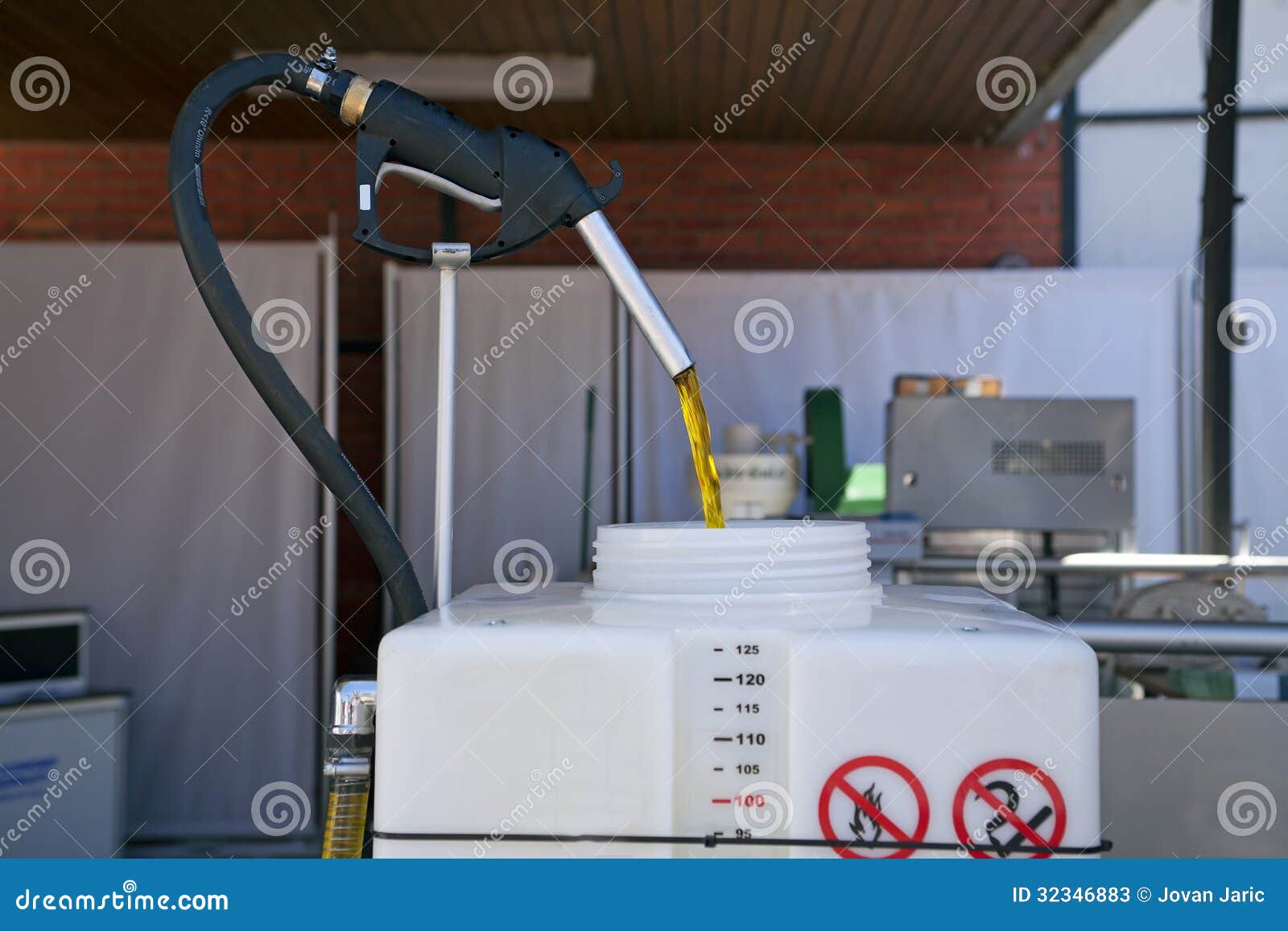 Producing of biodiesel stock image. Image of gasoline - 32346883