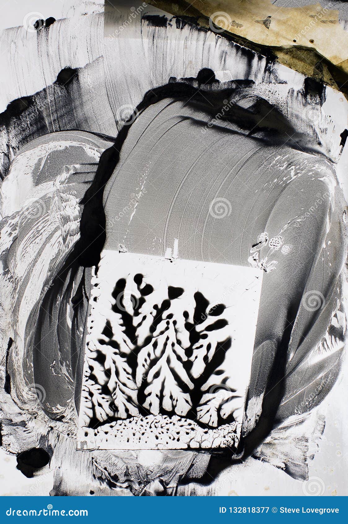 Producing a Piece of Ground Glass Stock Image - Image of abstract ...