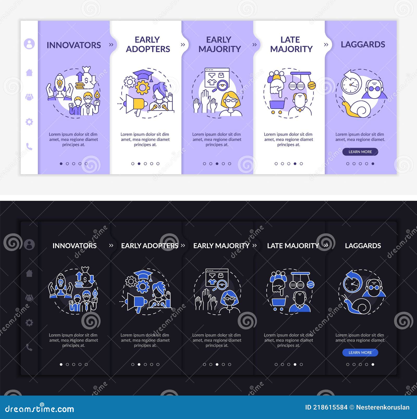 Early Adopters Color Icon Vector Illustration | CartoonDealer.com ...