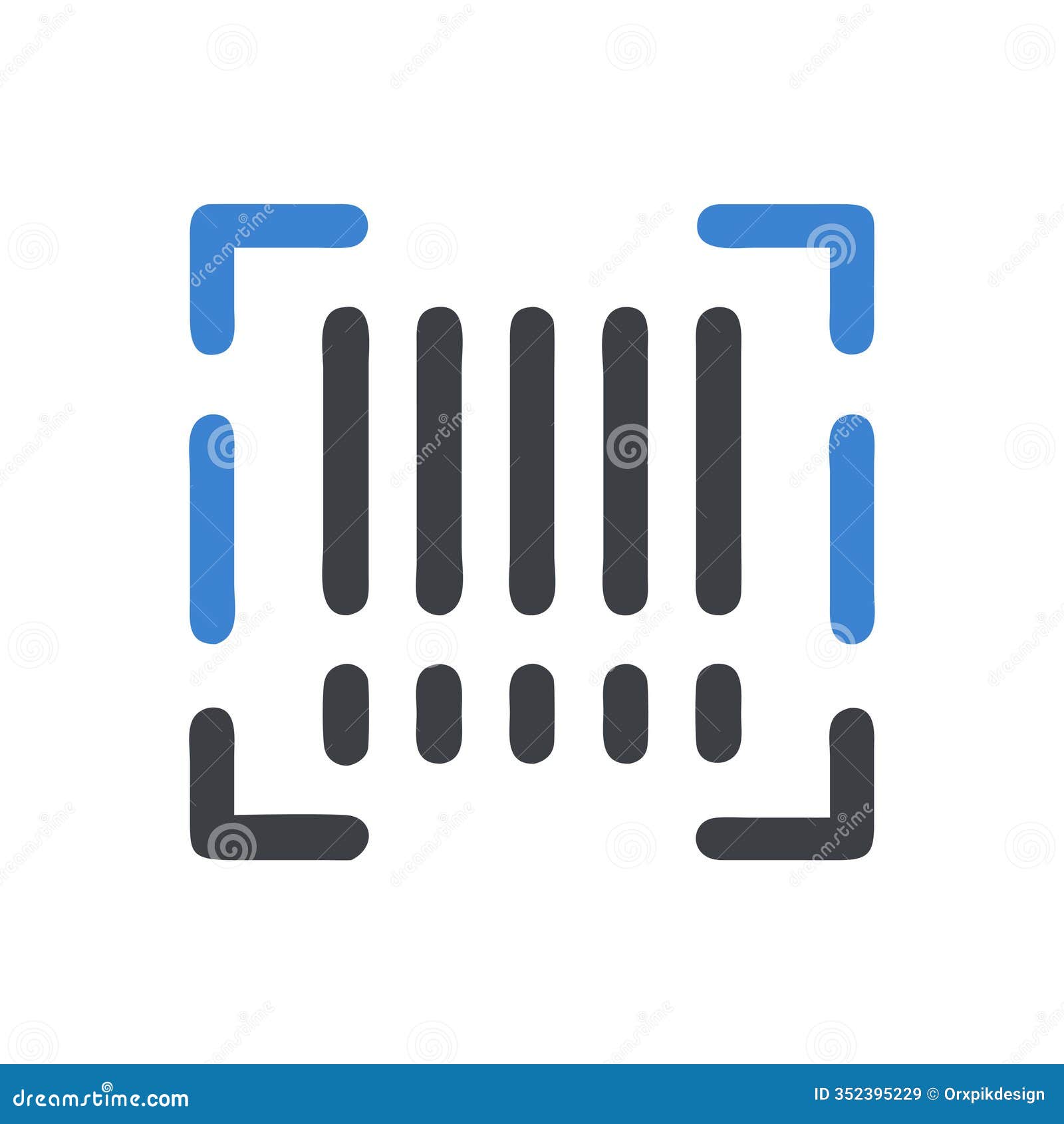 Stylish Barcode Typeface Font. Stripped Letters Of Barcode Scanning ...