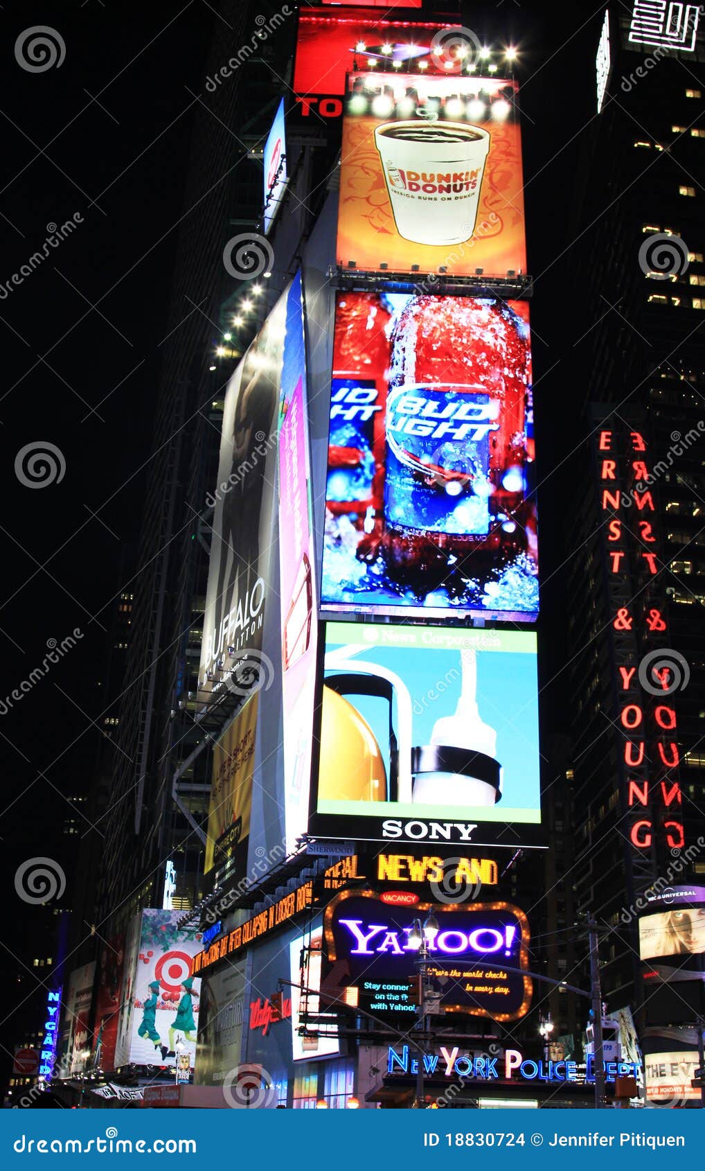 Product Boards at Time Square Editorial Stock Image - Image of ...