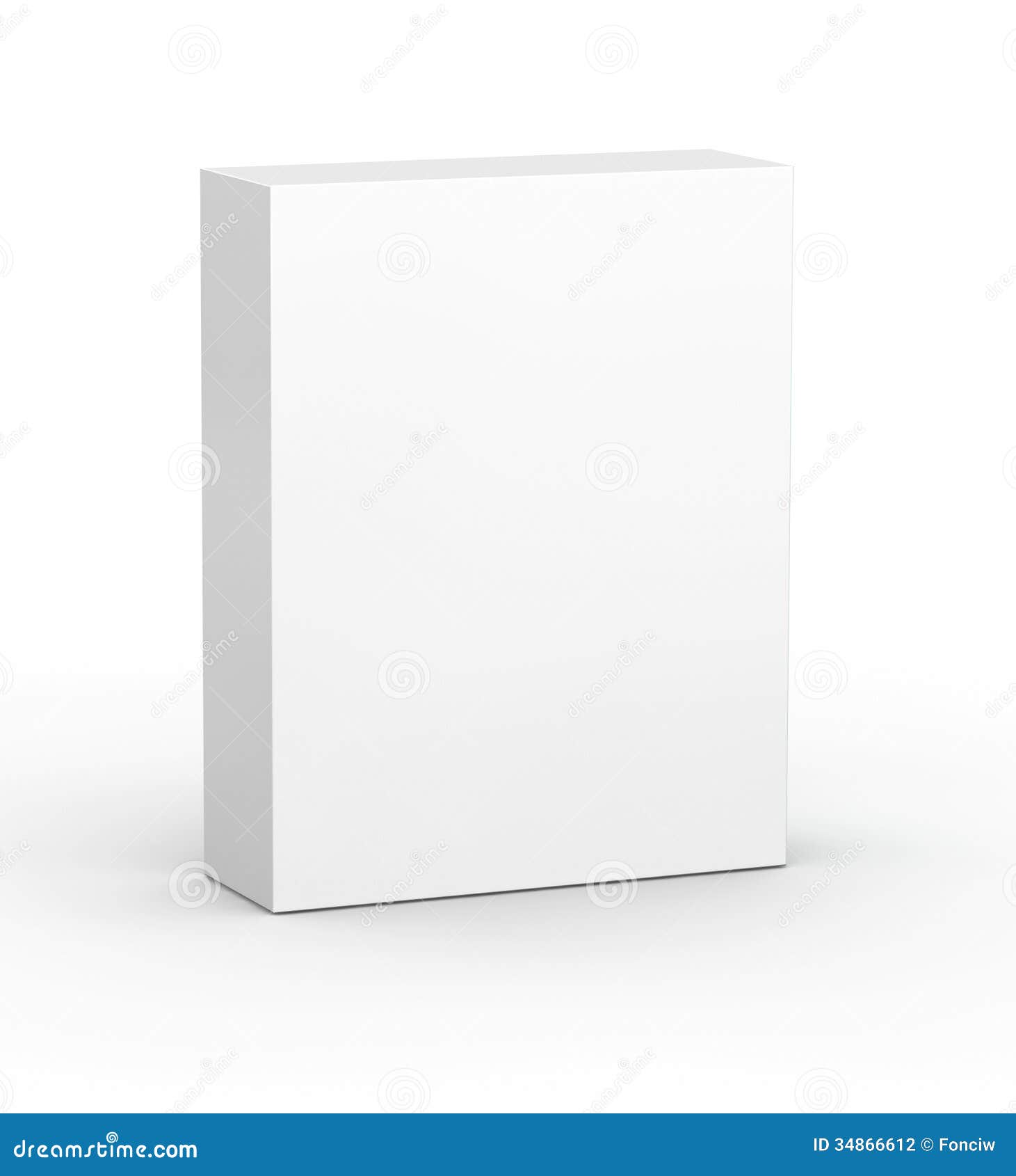 Product Box White Background Stock Illustration - Illustration of ...
