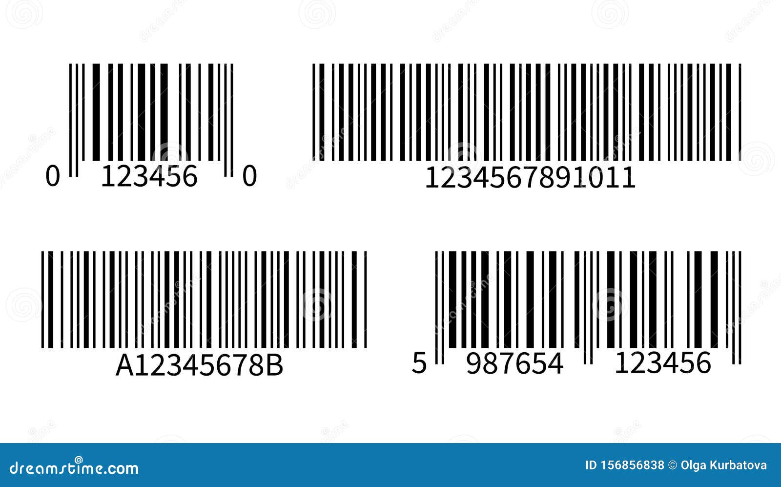 Product Code. Line Bar Stickers with Barcode for Scan Uniquecode Bars ...