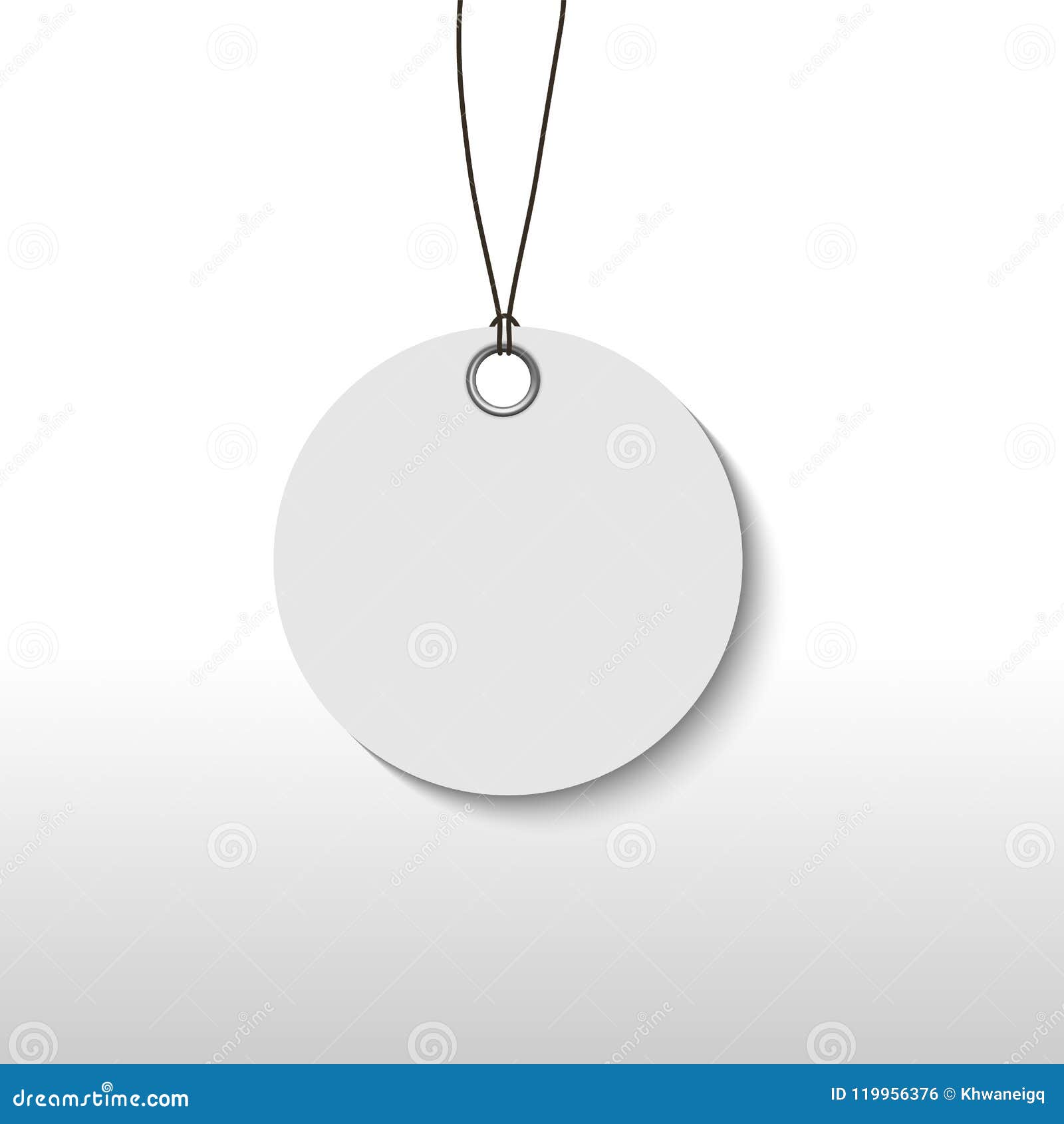 Product Code Tagging, Empty Tag Stock Illustration - Illustration of ...