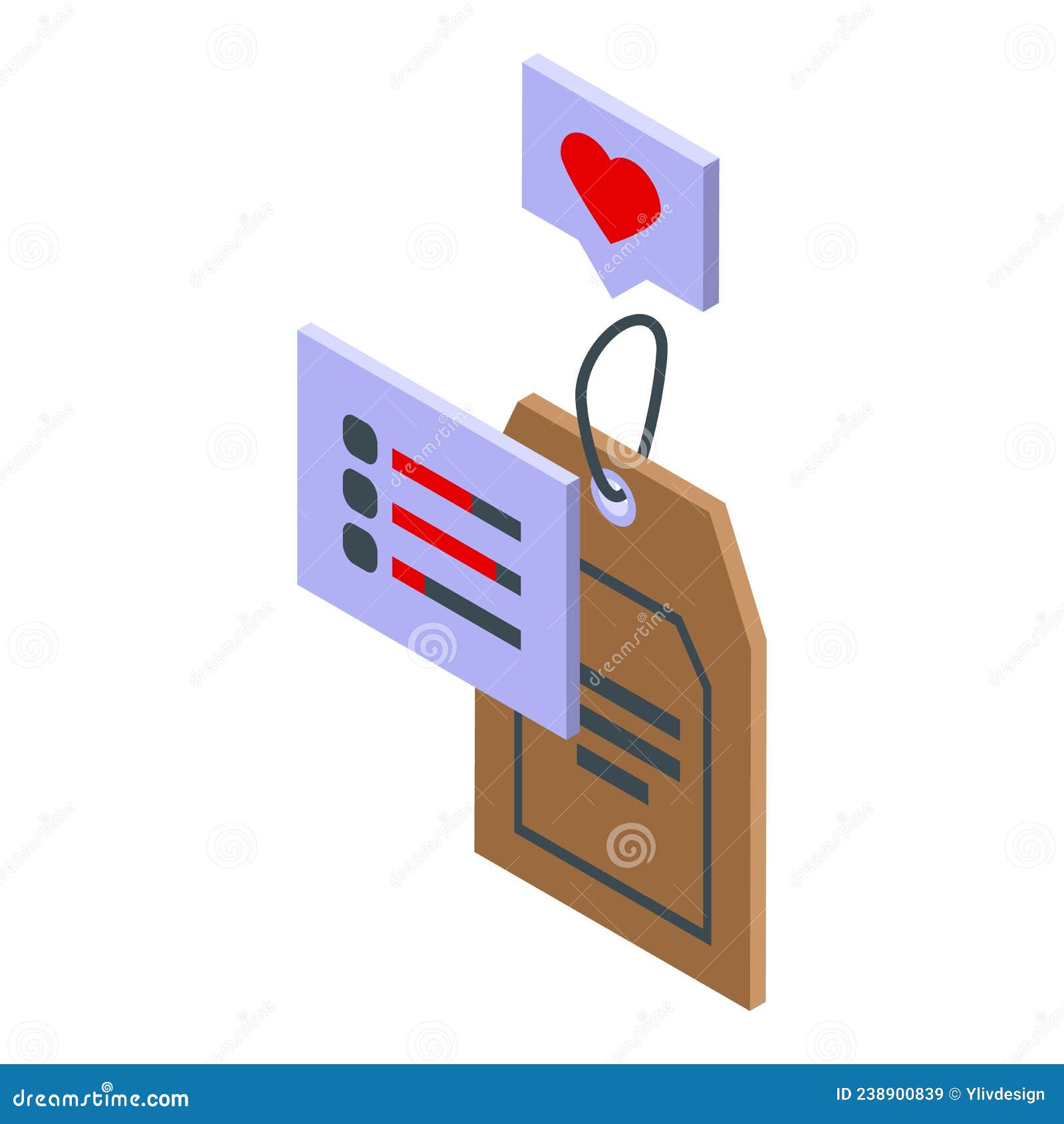 Product Control Tag Icon Isometric Vector. Rule Trade Stock Vector ...