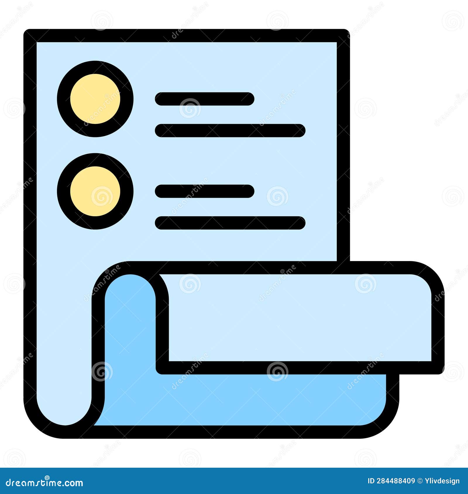 Product Description Icon Vector Flat Stock Vector - Illustration of ...