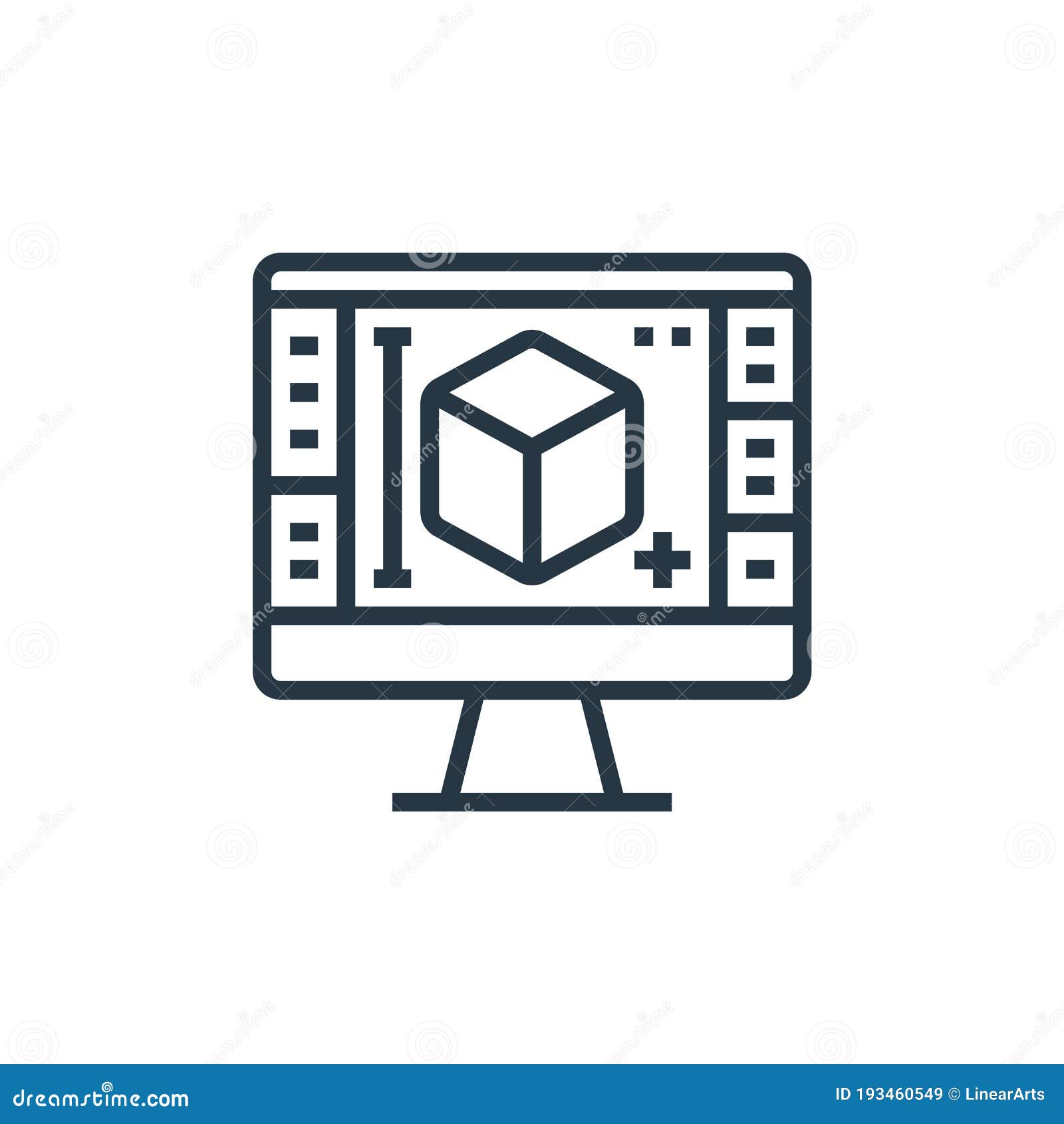 Product Design Icon Vector from Business Process Outsourcing Concept ...