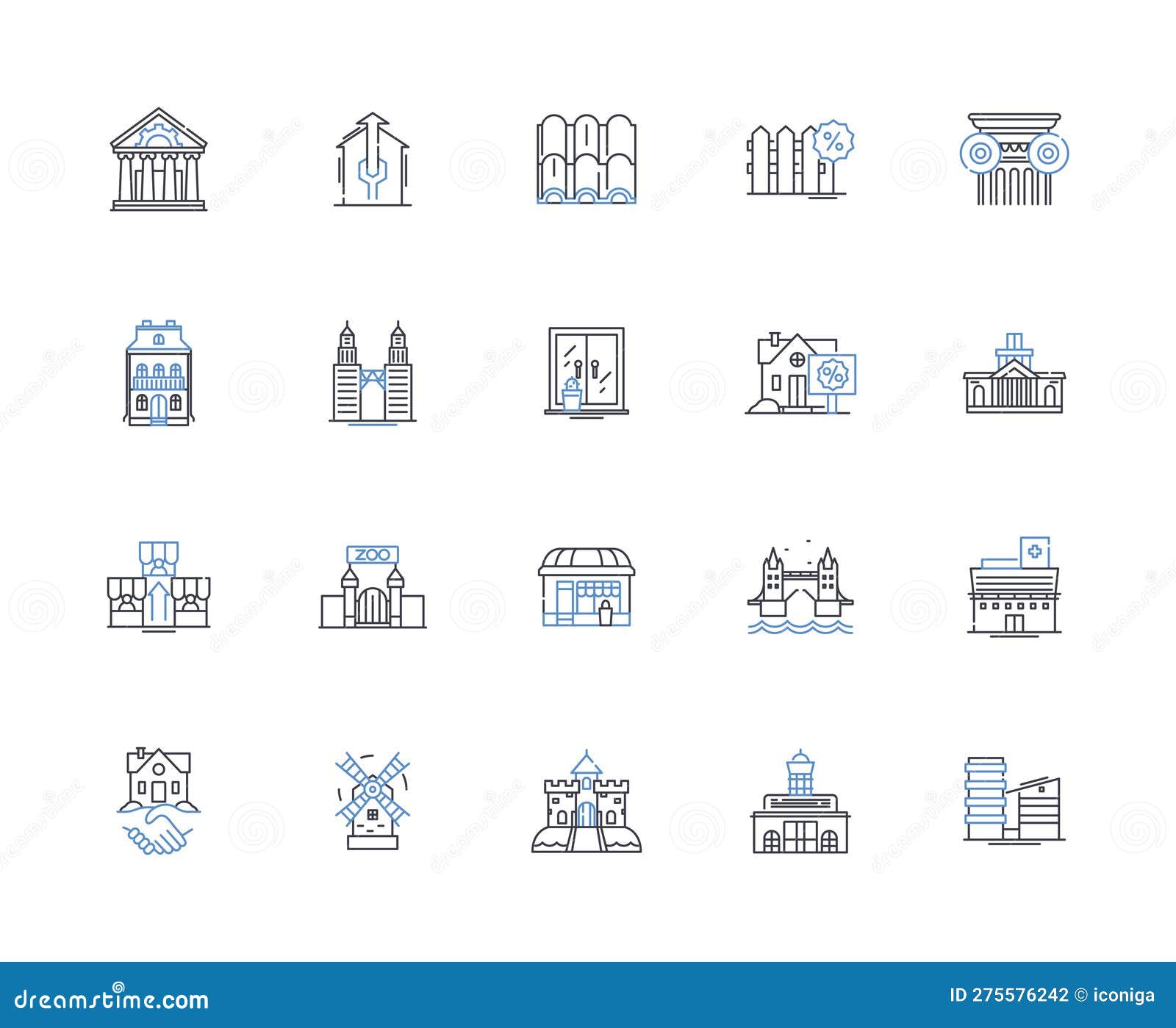 Product Design Line Icons Collection Innovation Creativity Functionality Aesthetics