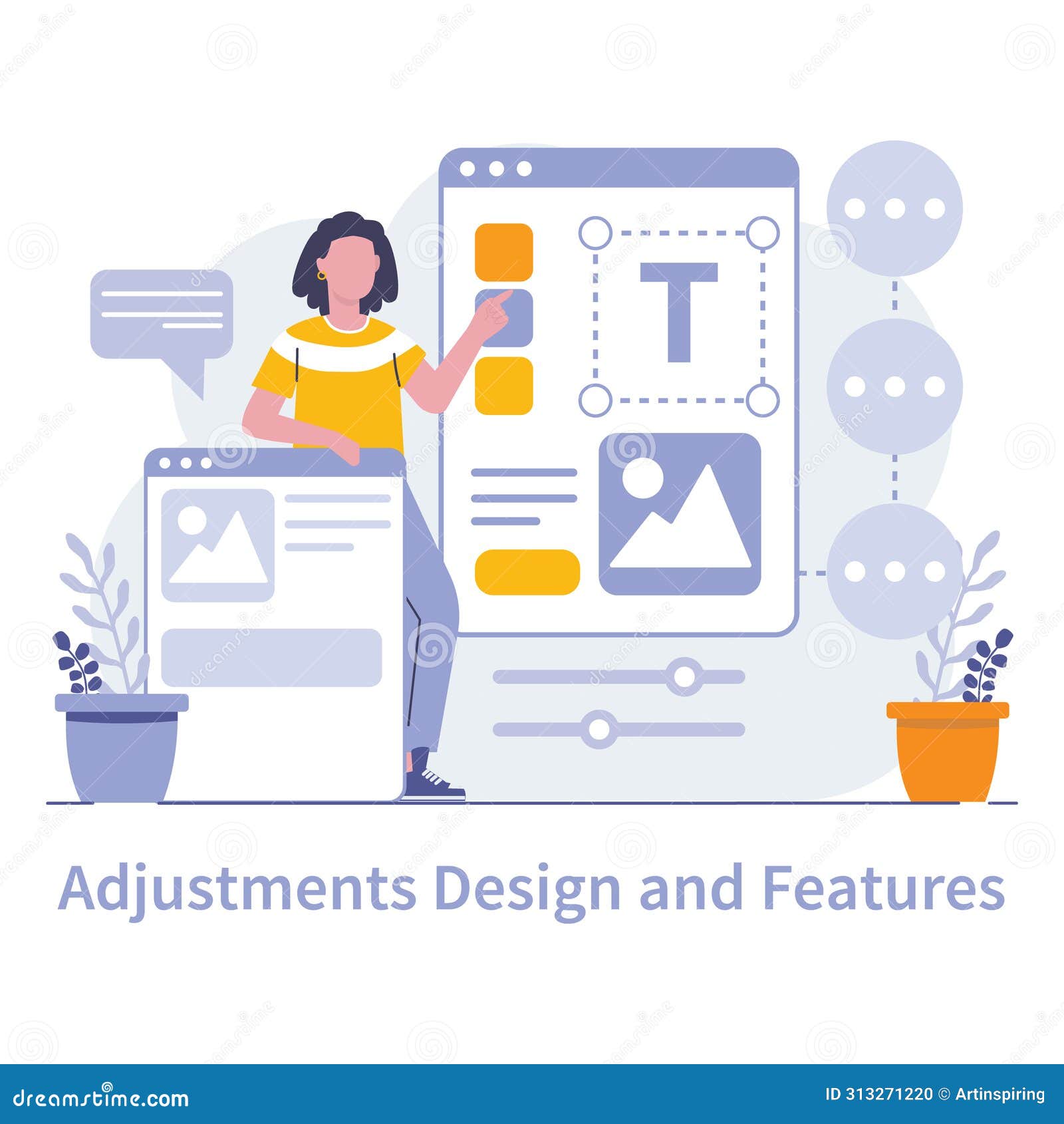Product Development Concept. Flat Vector Stock Illustration ...