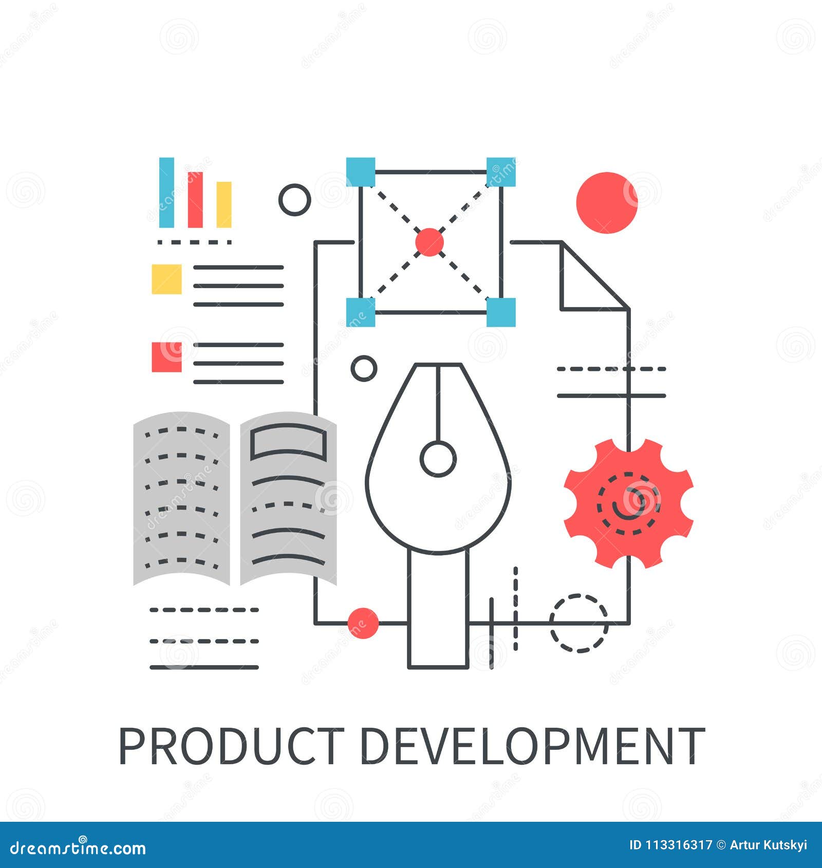 Product Development Concept. Stock Vector - Illustration of business ...