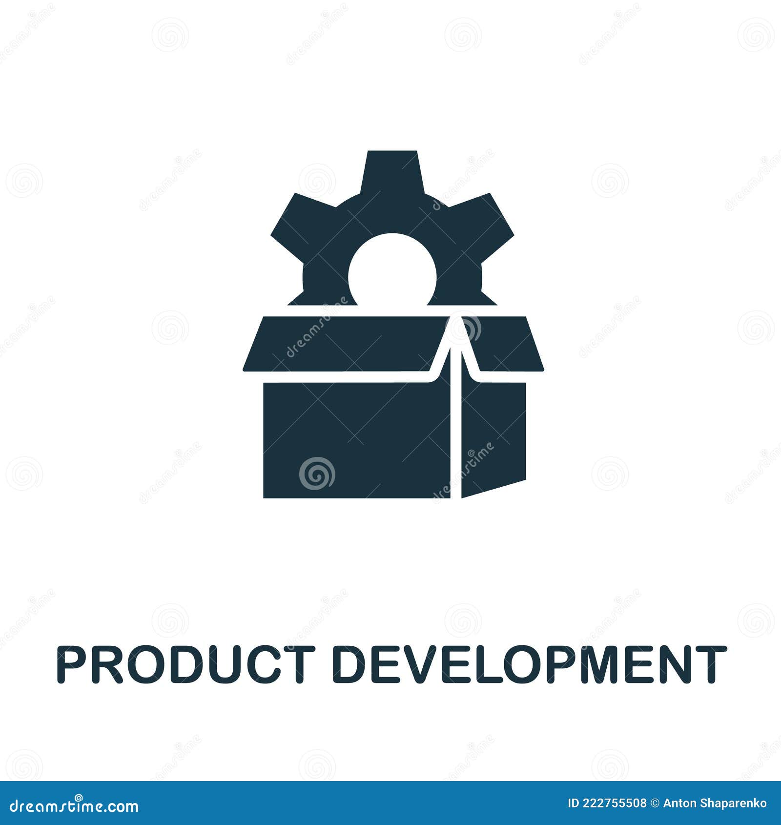 Product Development Icon. Simple Creative Element. Filled Monochrome ...