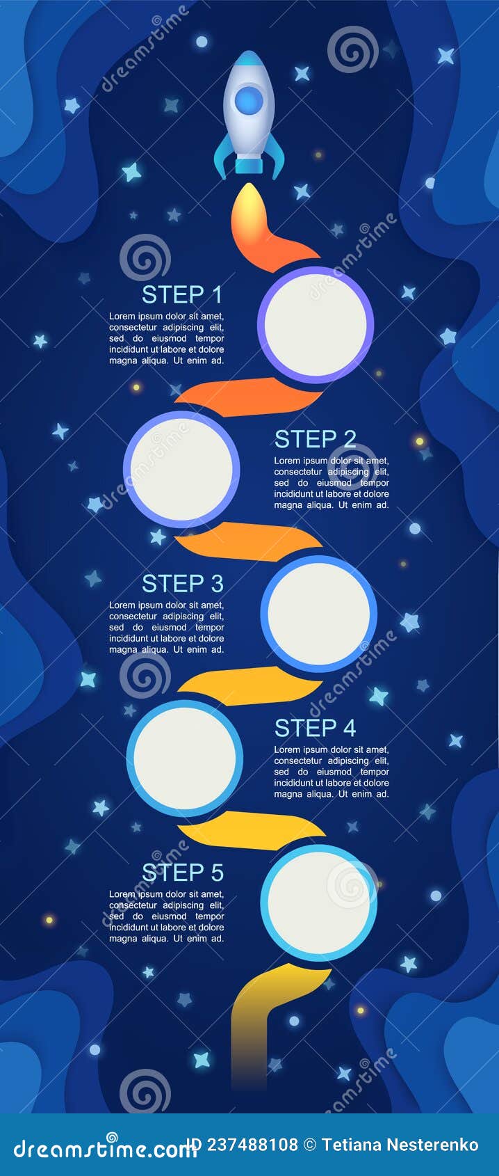Product Development Infographic Chart Design Template Stock Vector ...