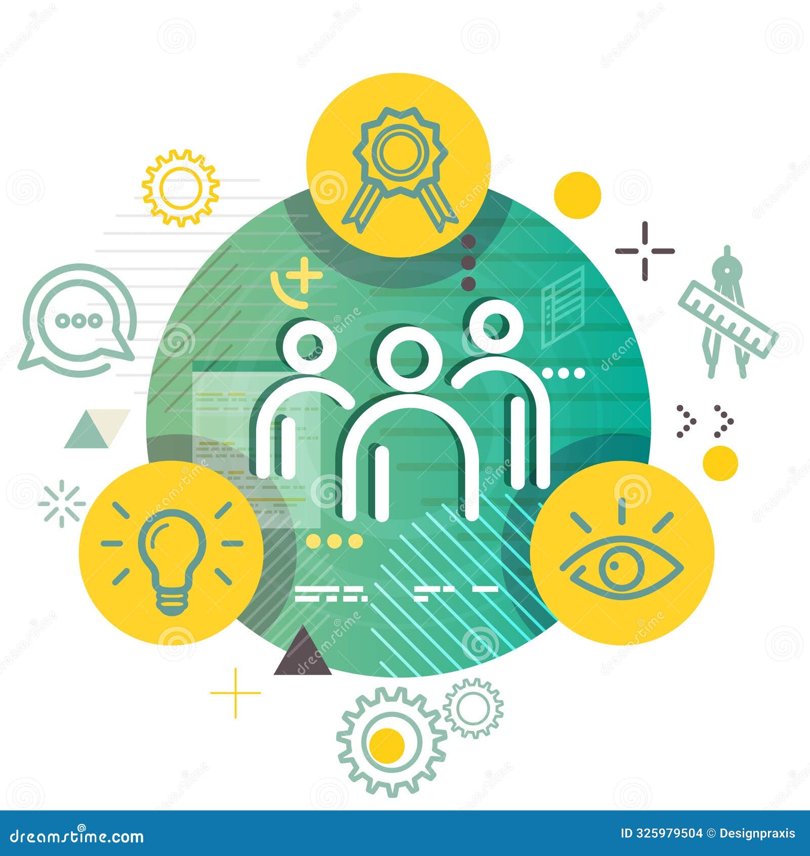 Product Development Process - Abstract Illustration Stock Illustration ...