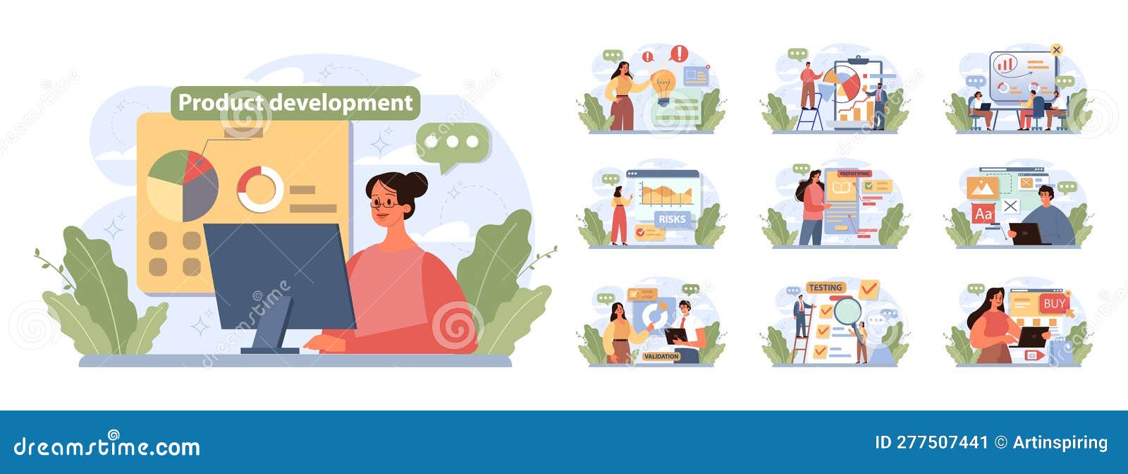 Commercialization As A Product Development Stage. New Brand Or Start Up ...