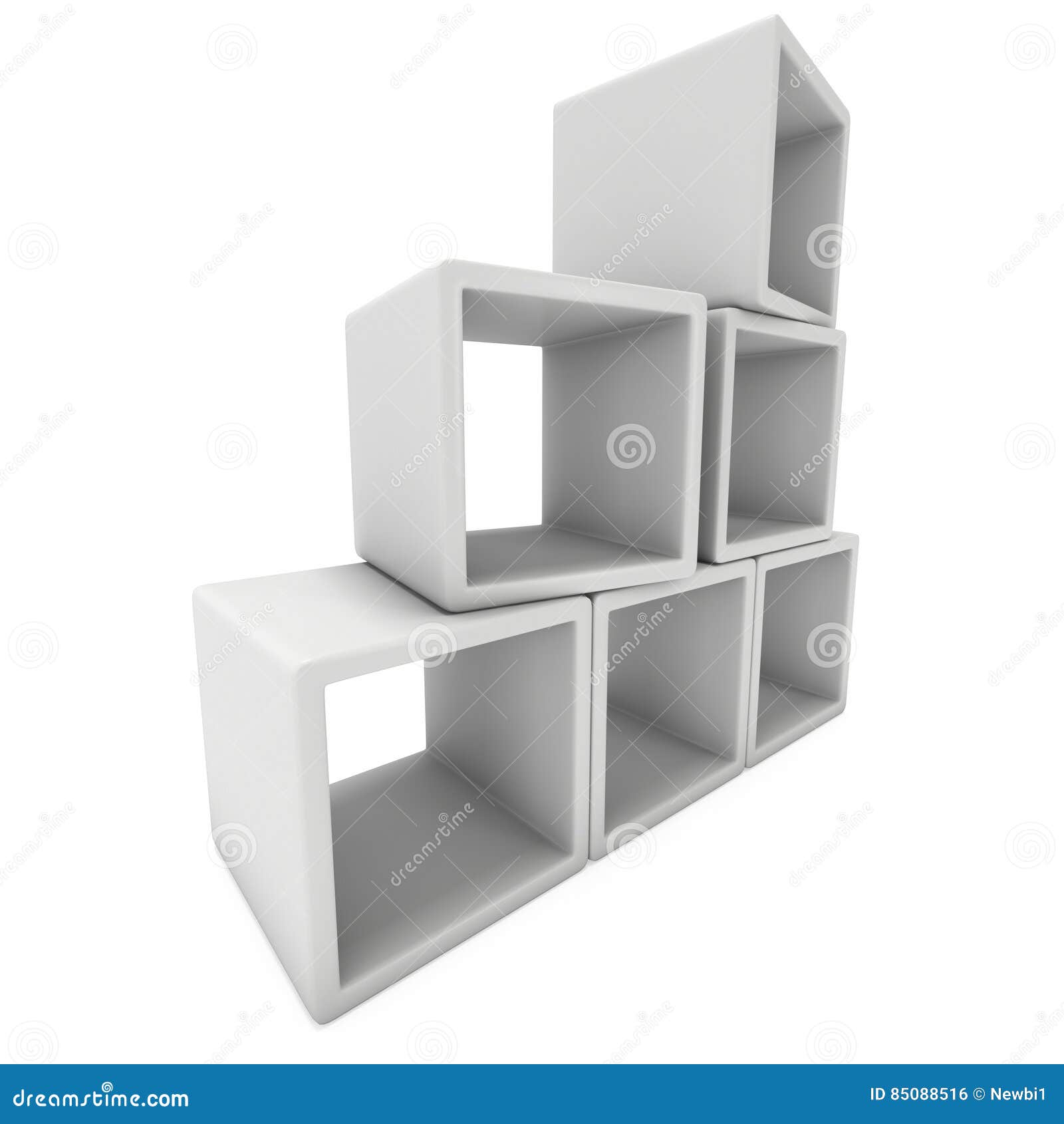 Product display boxes 3D. stock illustration. Illustration of marketing ...