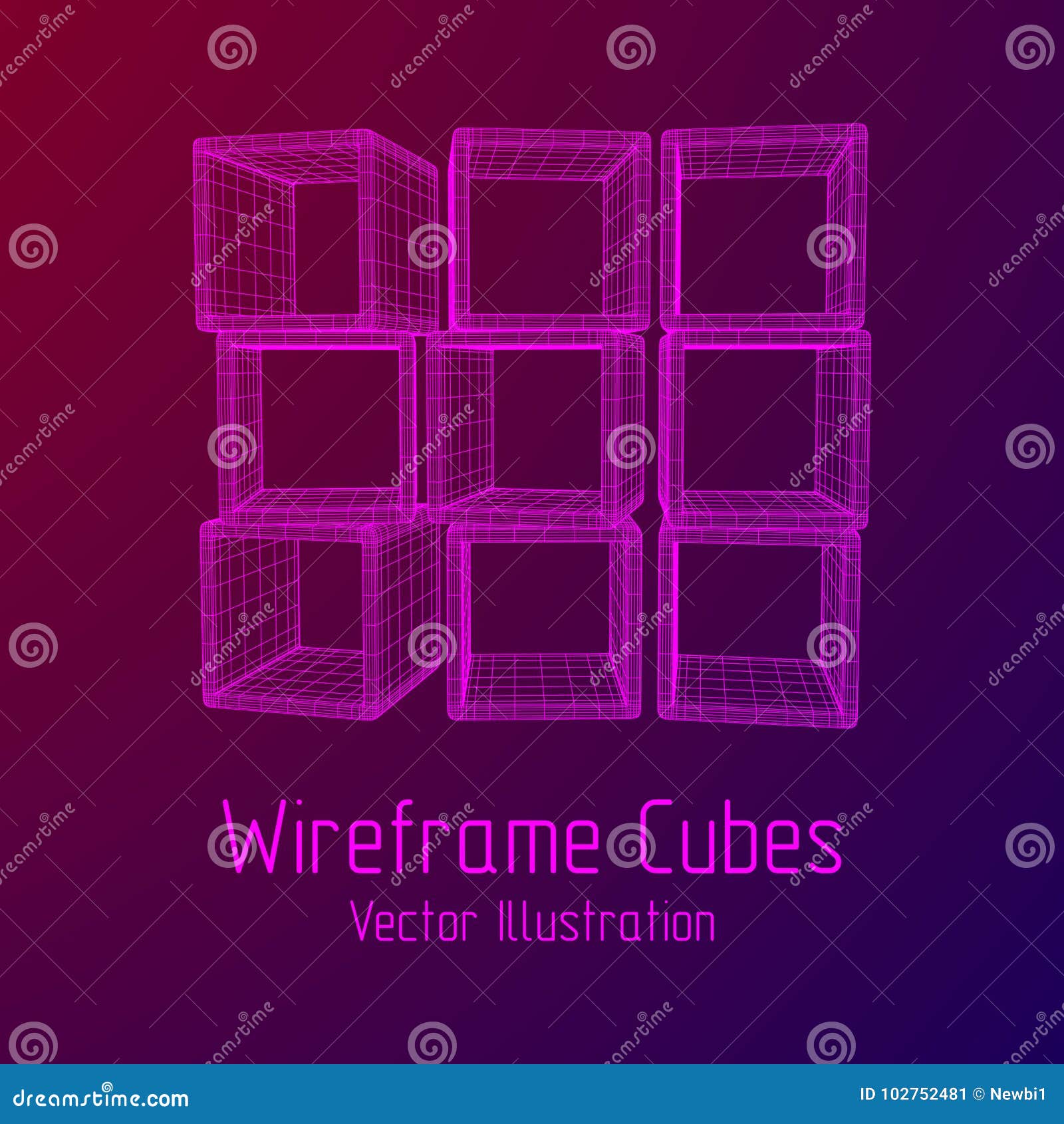 Product display boxes 3D. stock vector. Illustration of display - 102752481